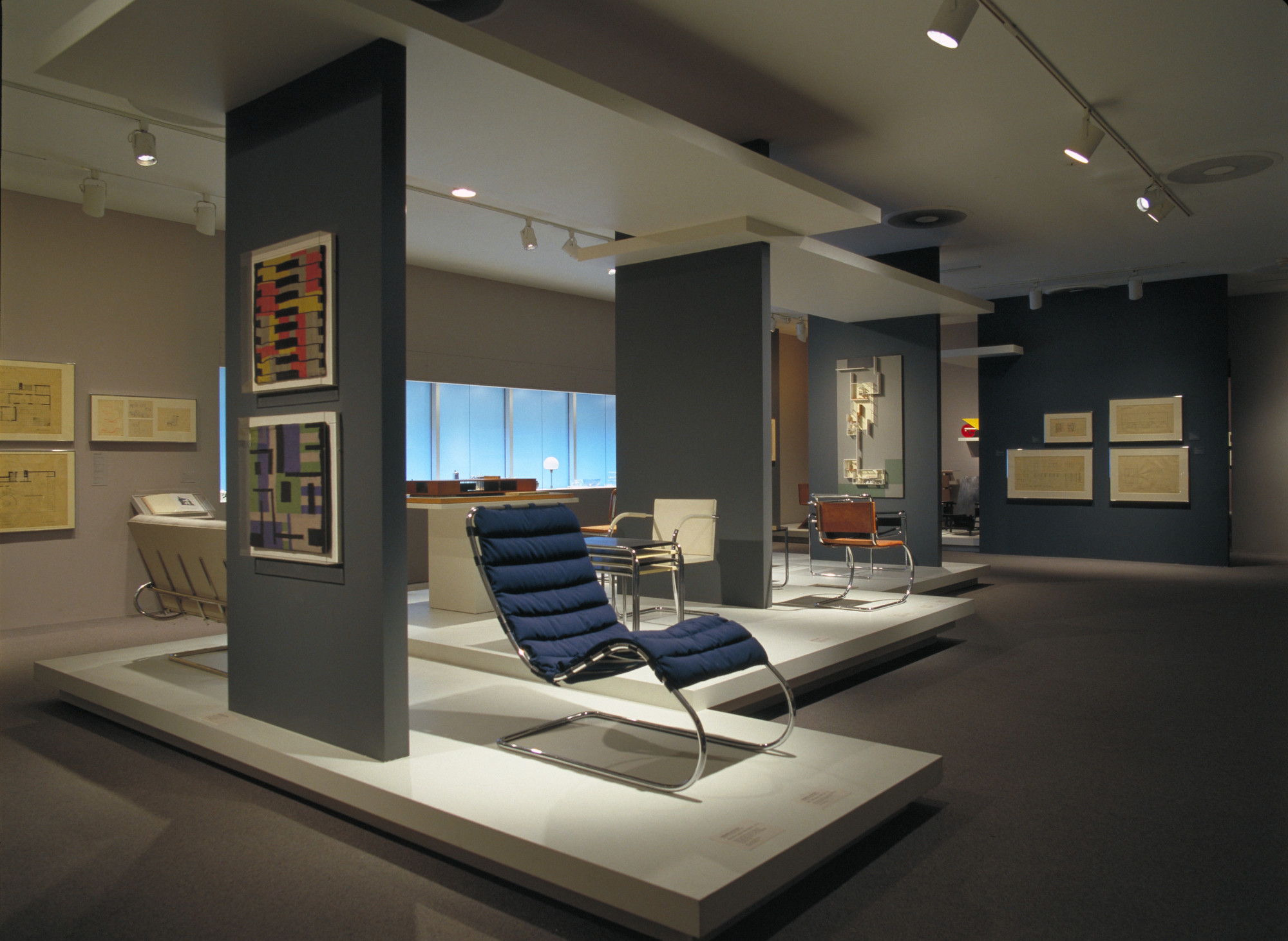 Installation view of the exhibition "Modern Living I," in the series ...