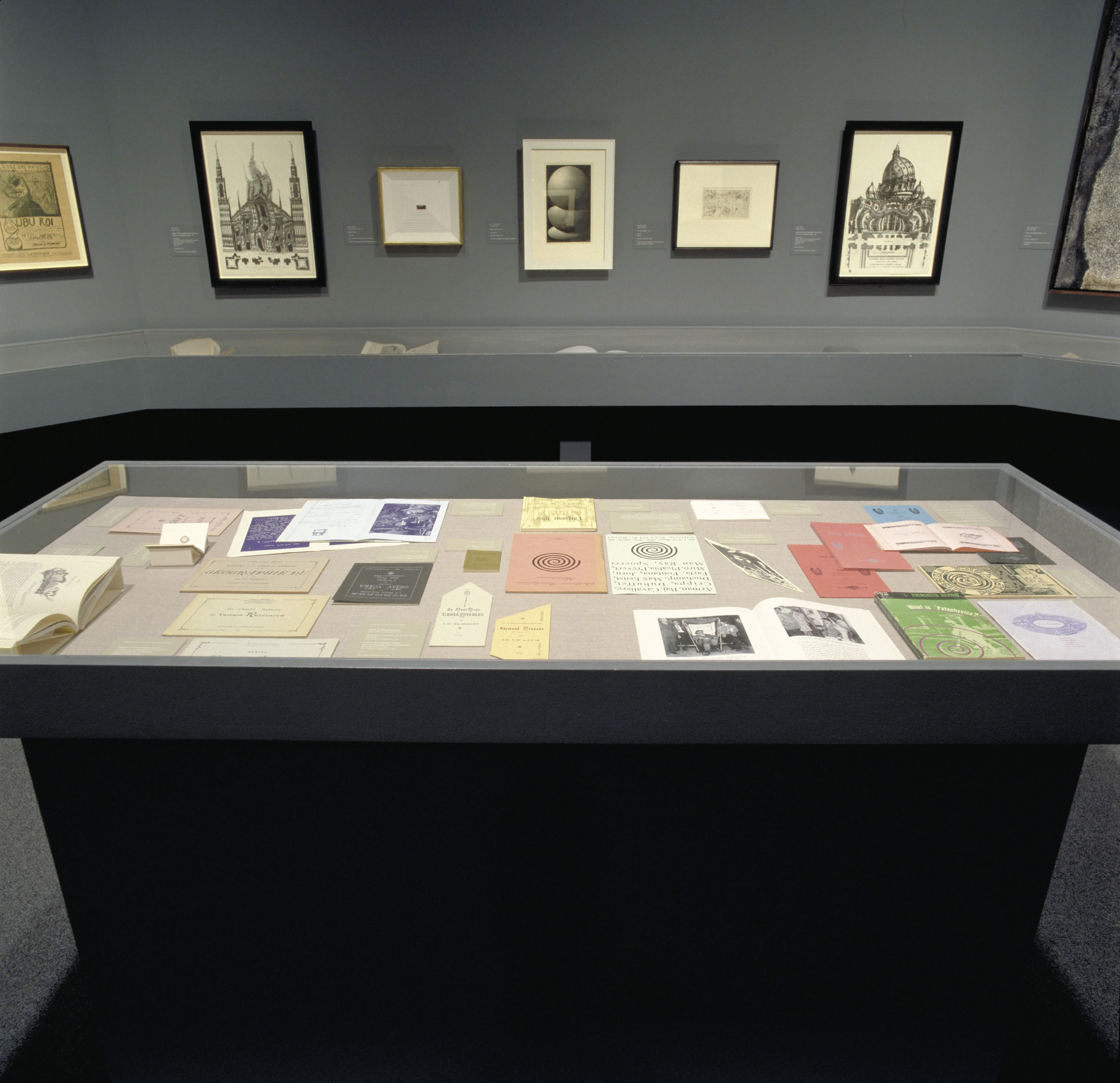 Installation view of the exhibition "Useless Science," in the series ...