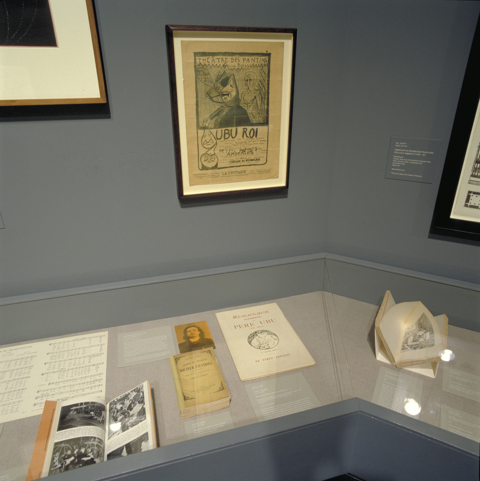 Installation view of the exhibition "Useless Science," in the series ...