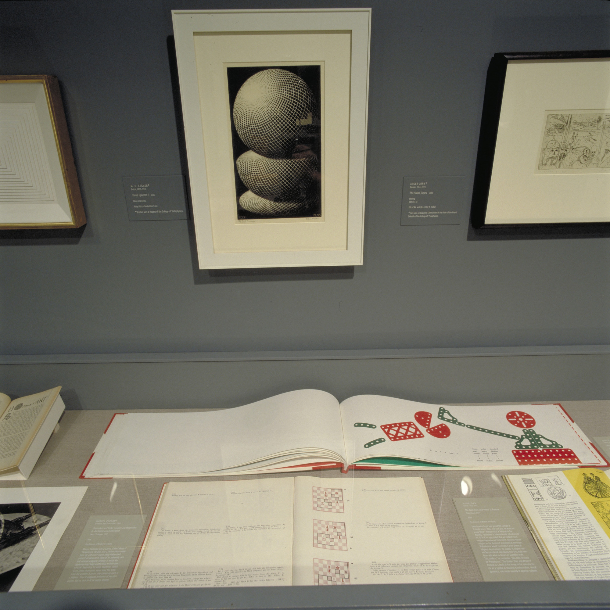 Installation view of the exhibition "Useless Science," in the series ...