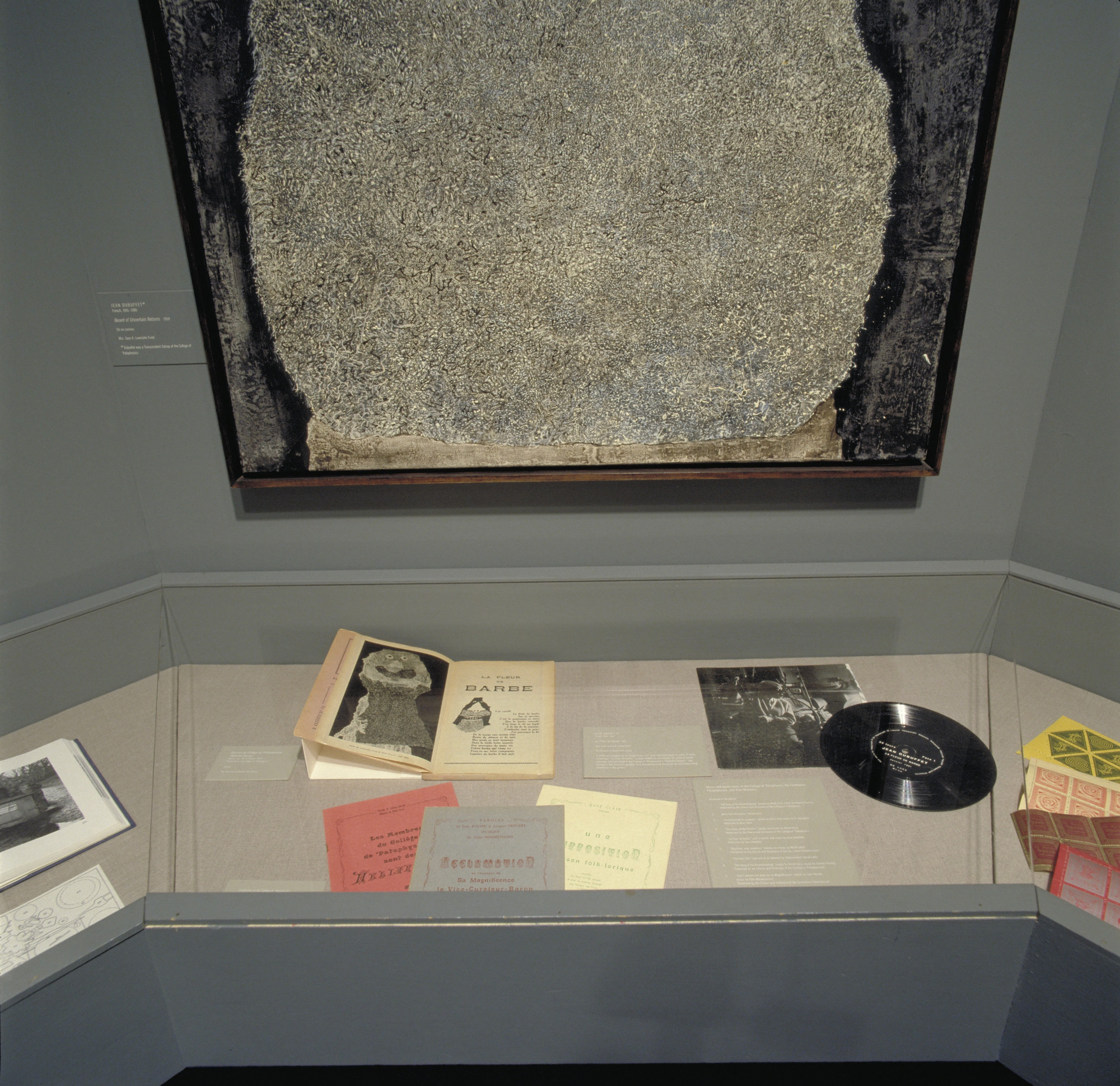 Installation view of the exhibition "Useless Science," in the series ...