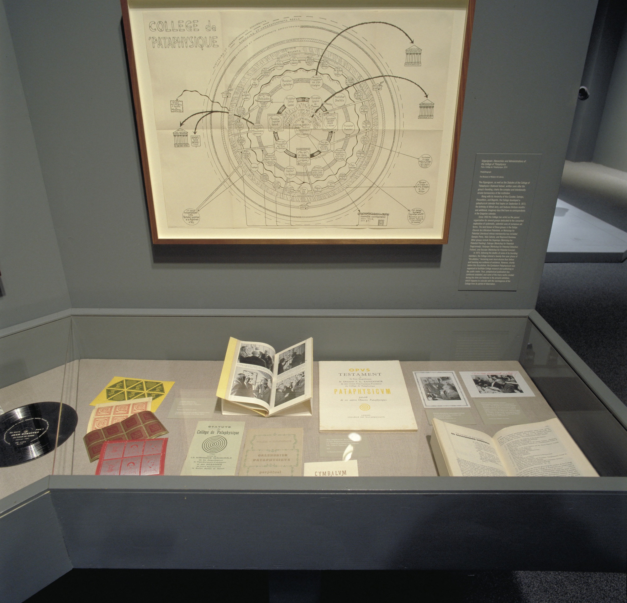 Installation view of the exhibition "Useless Science," in the series ...