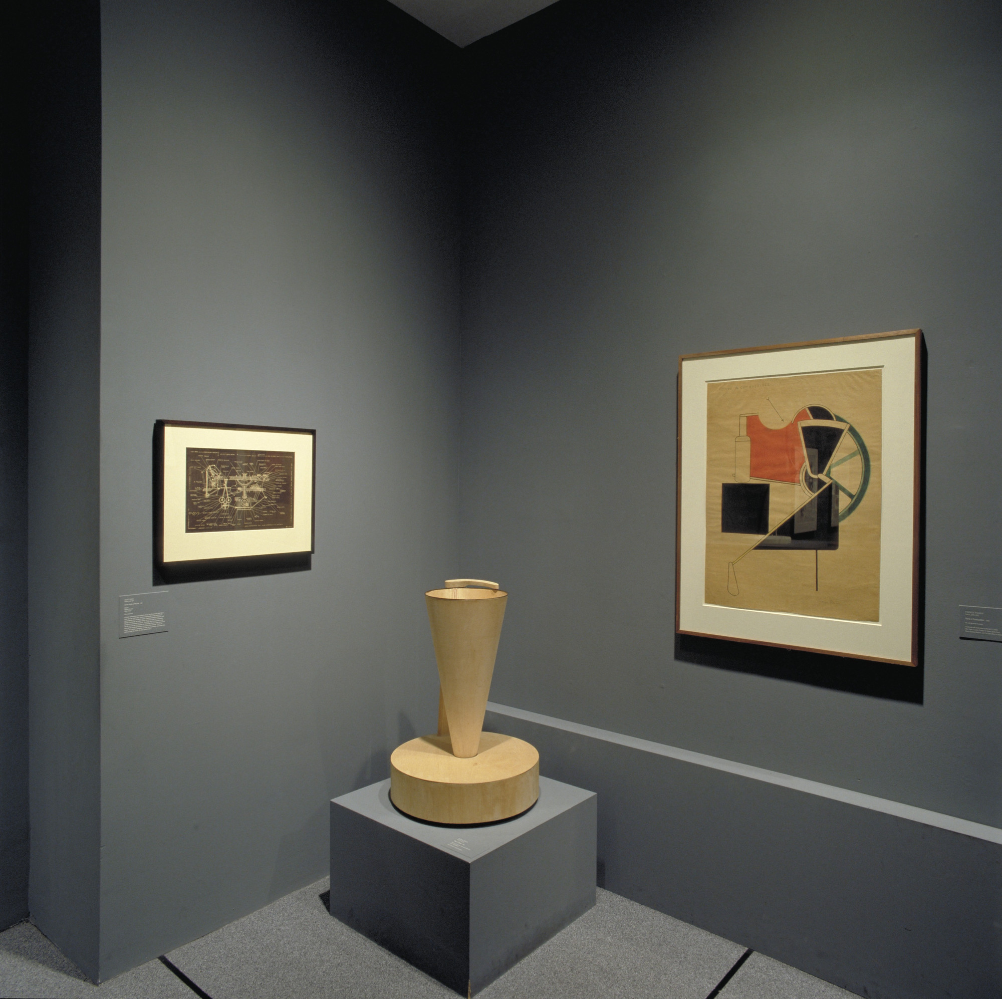 Installation view of the exhibition "Useless Science," in the series ...