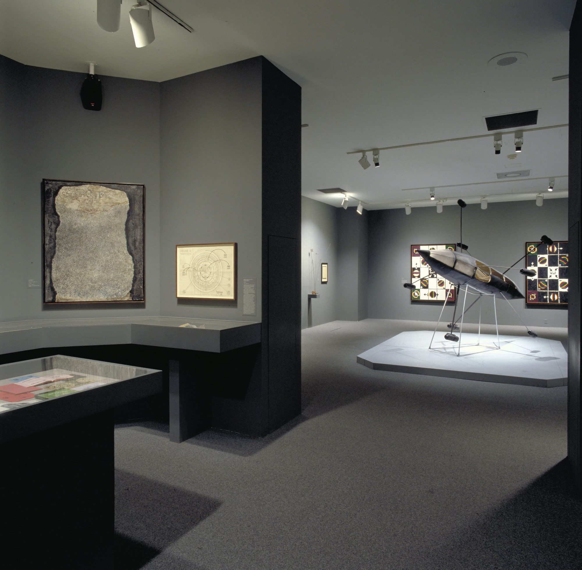 Installation view of the exhibition "Useless Science," in the series ...