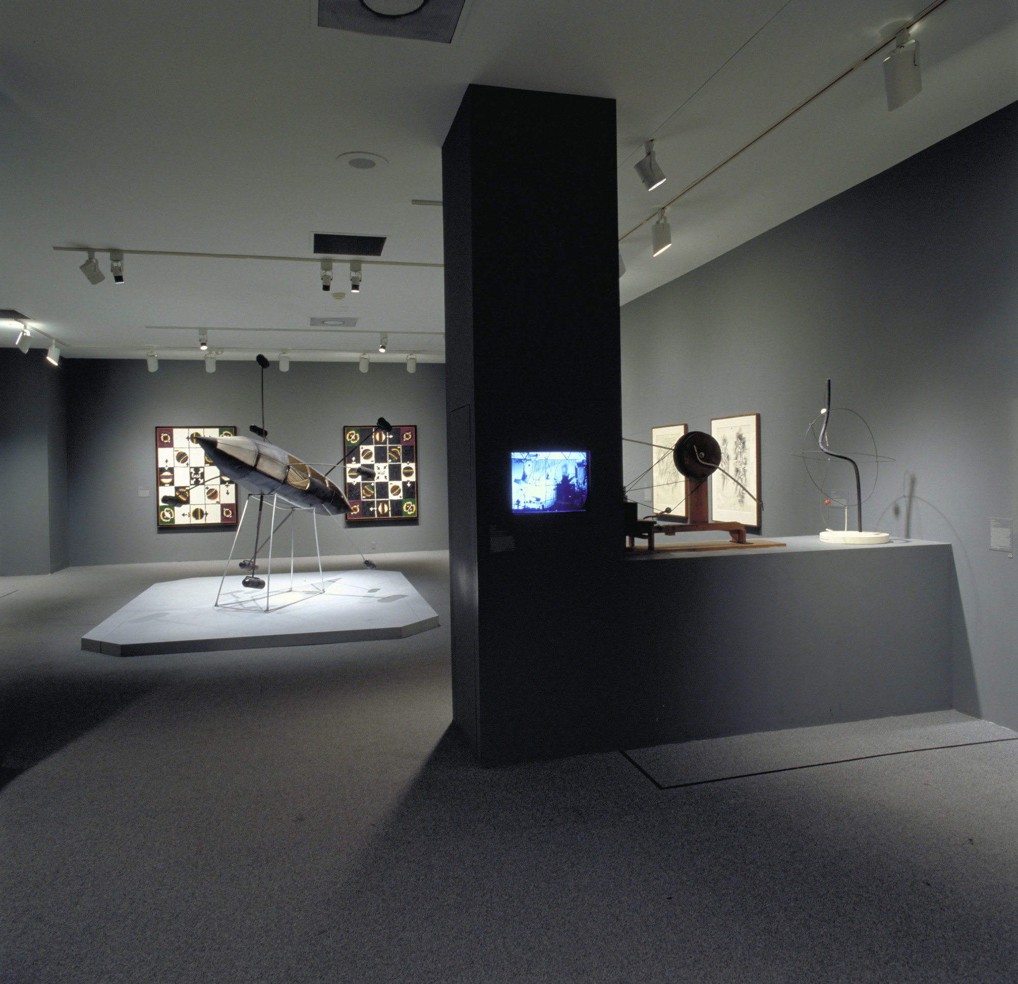 Installation view of the exhibition "Useless Science," in the series ...