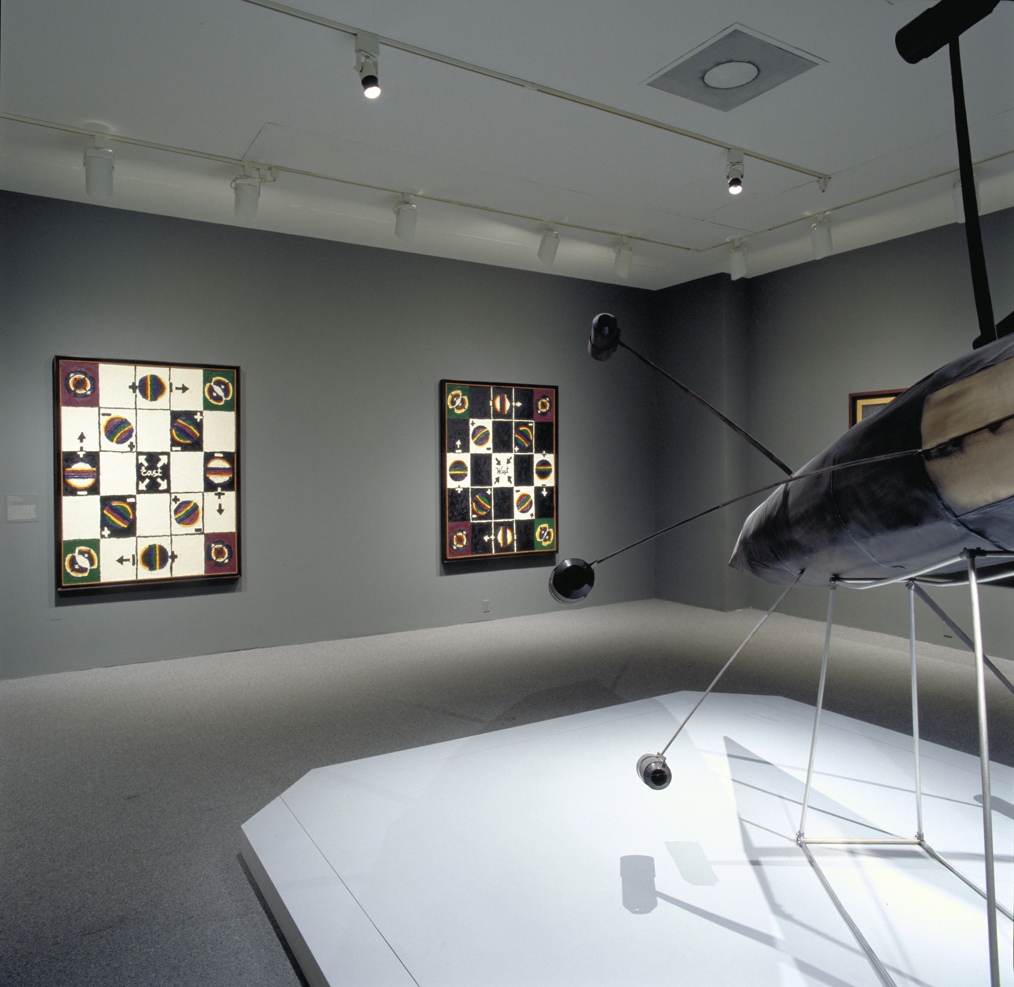 Installation view of the exhibition "Useless Science," in the series ...