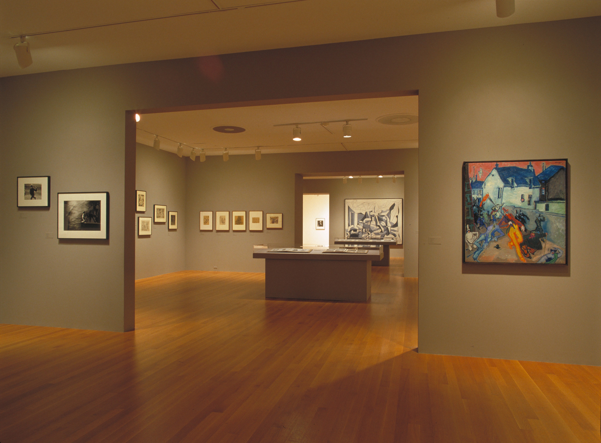 Installation view of the exhibition "War," in the series, "Making ...