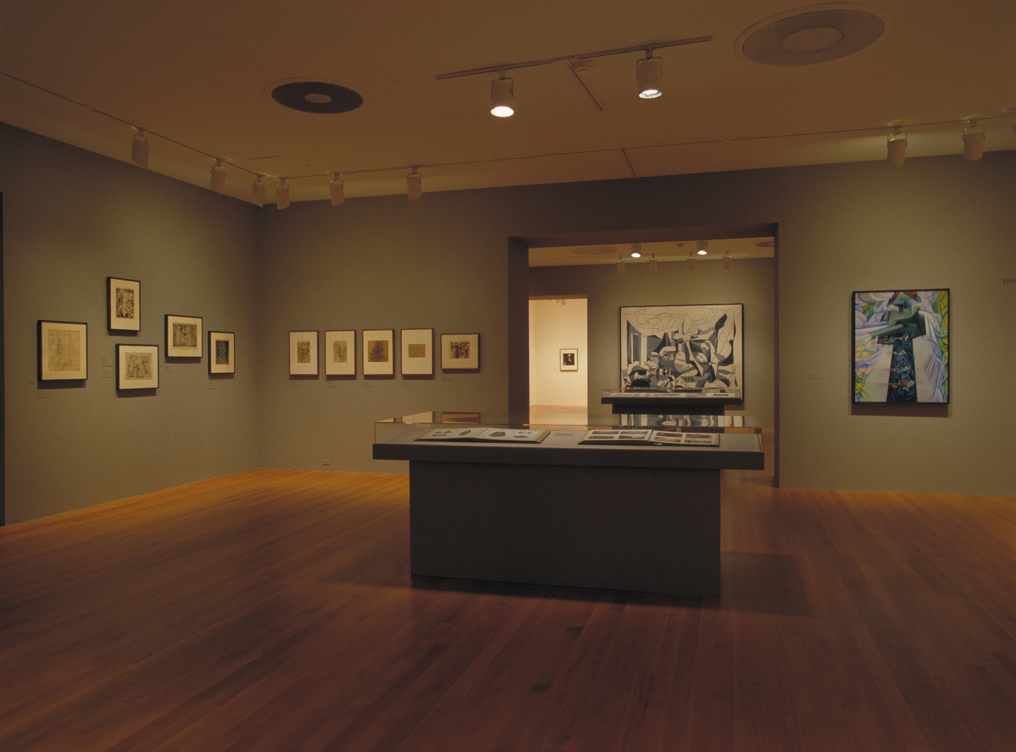 Installation view of the exhibition "War," in the series, "Making ...