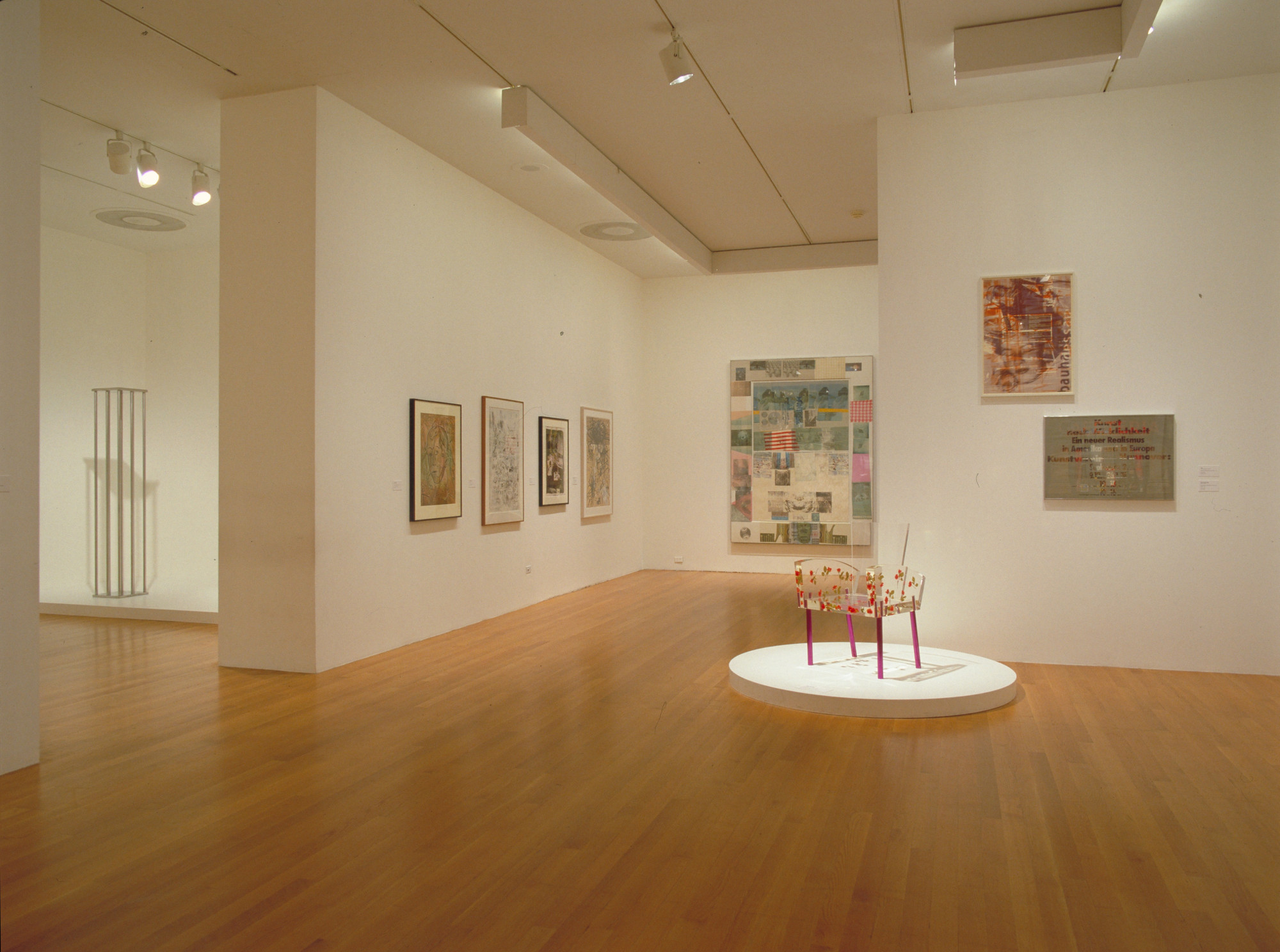Installation view of the exhibition "Seeing Double," in the series ...