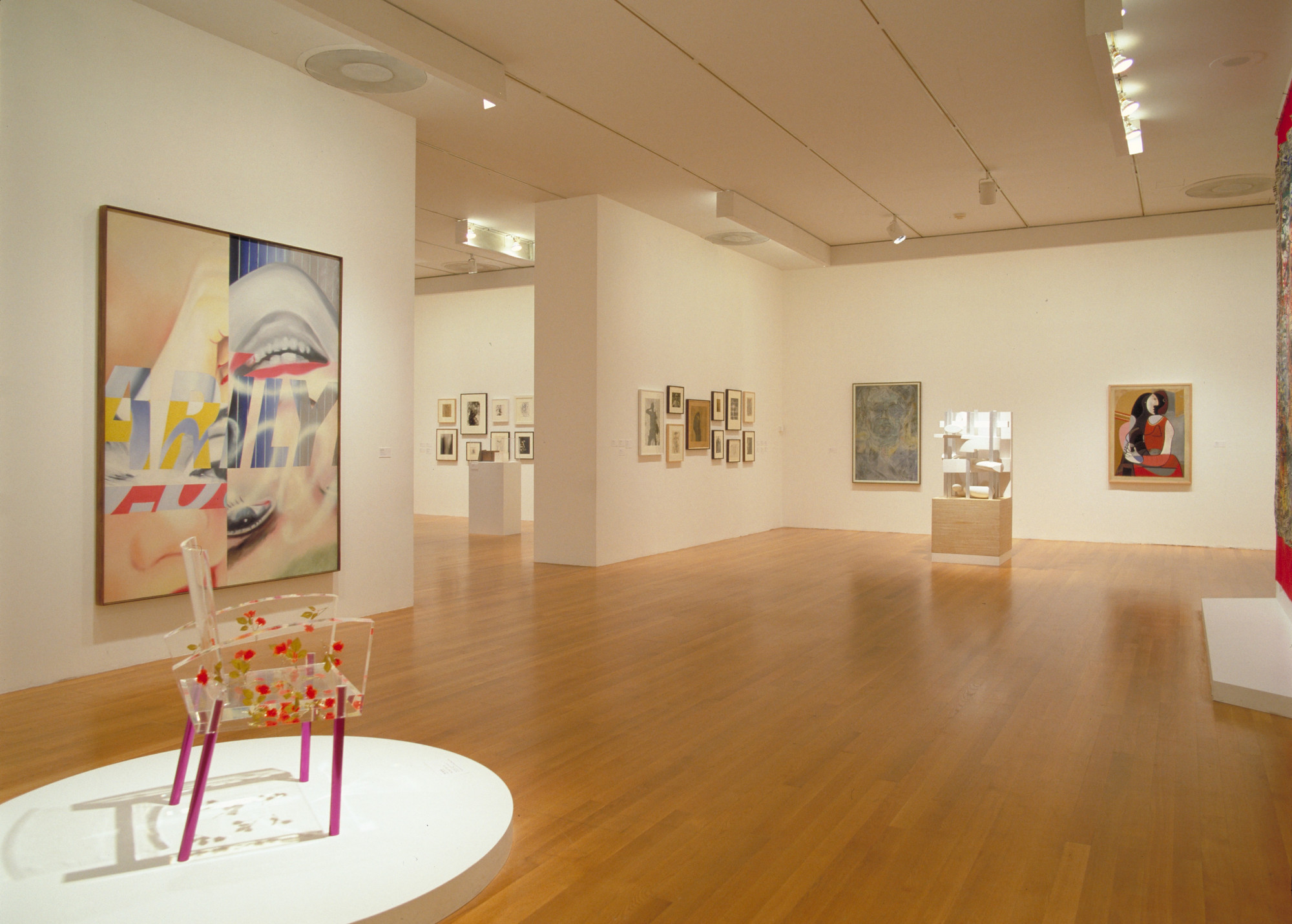 Installation view of the exhibition "Seeing Double," in the series ...