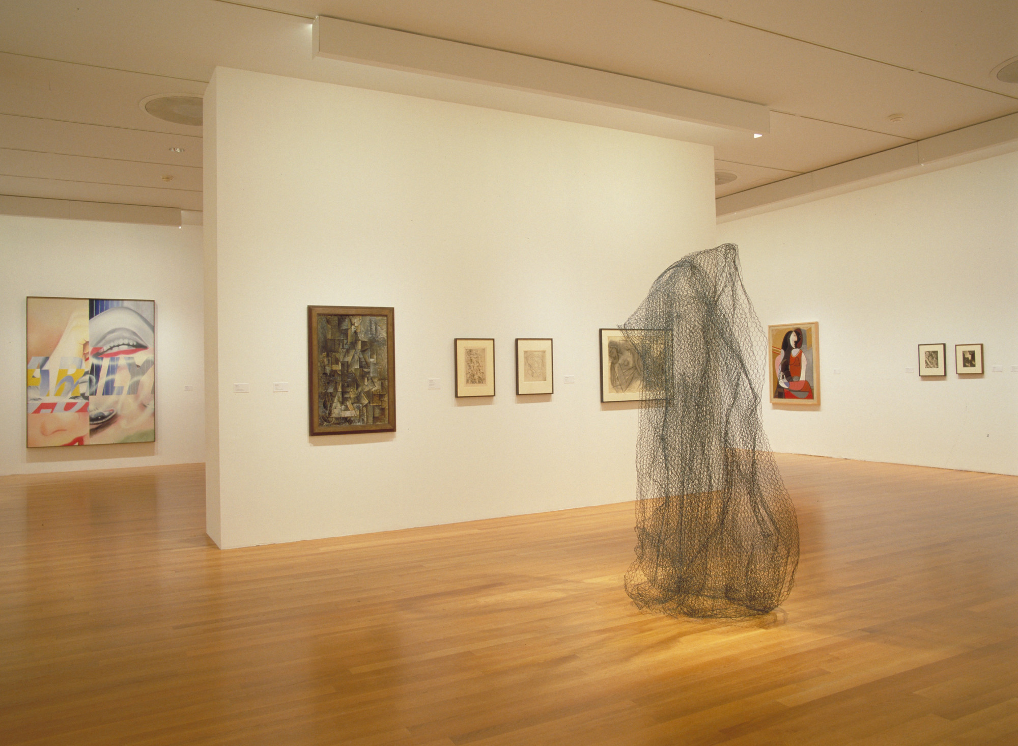 Installation view of the exhibition "Seeing Double," in the series ...