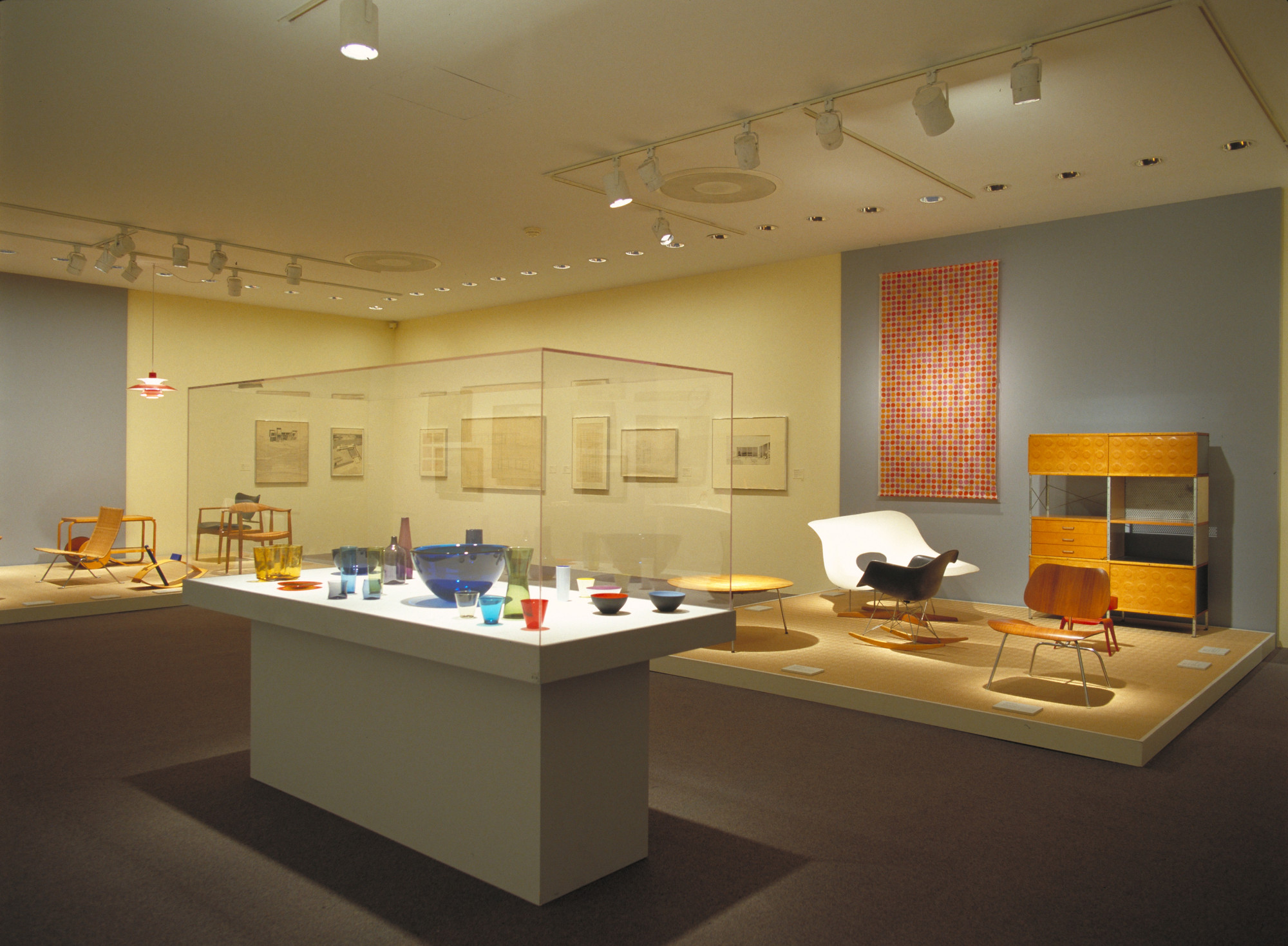 Installation view of the exhibition "Modern Living II," in the series ...
