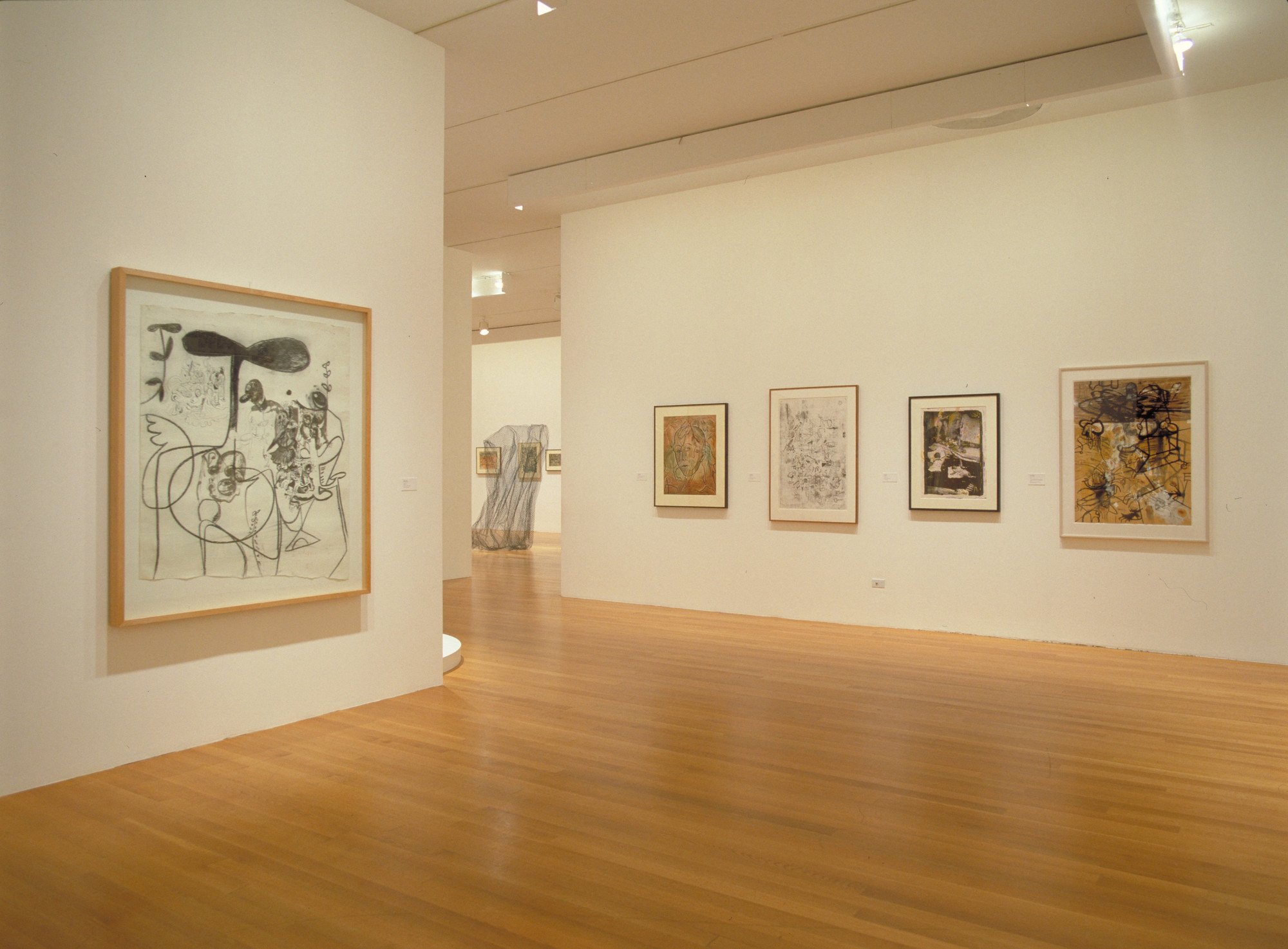 Installation view of the exhibition "Seeing Double," in the series ...