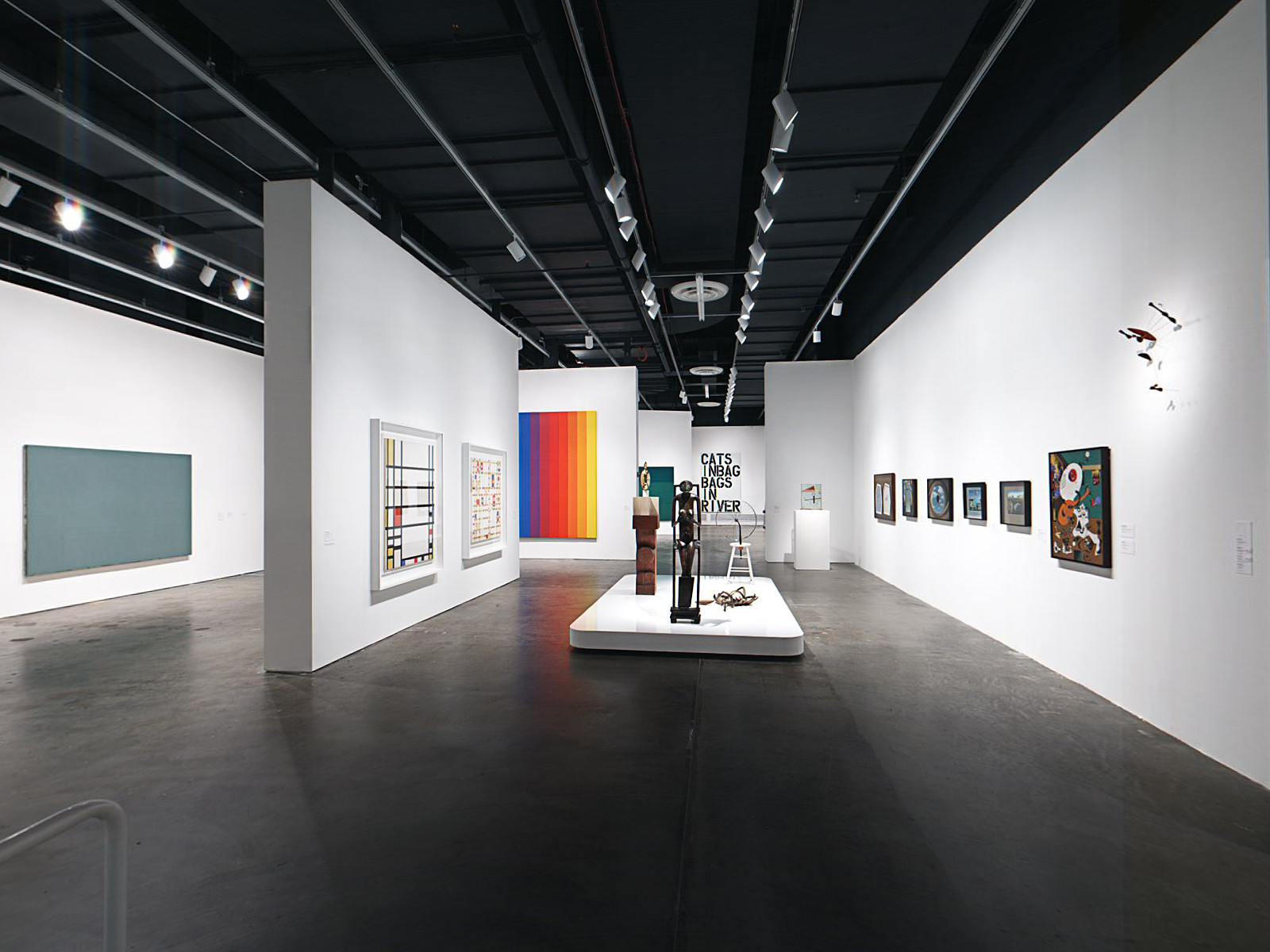 Installation view of the exhibition "To Be Looked At: Painting and ...