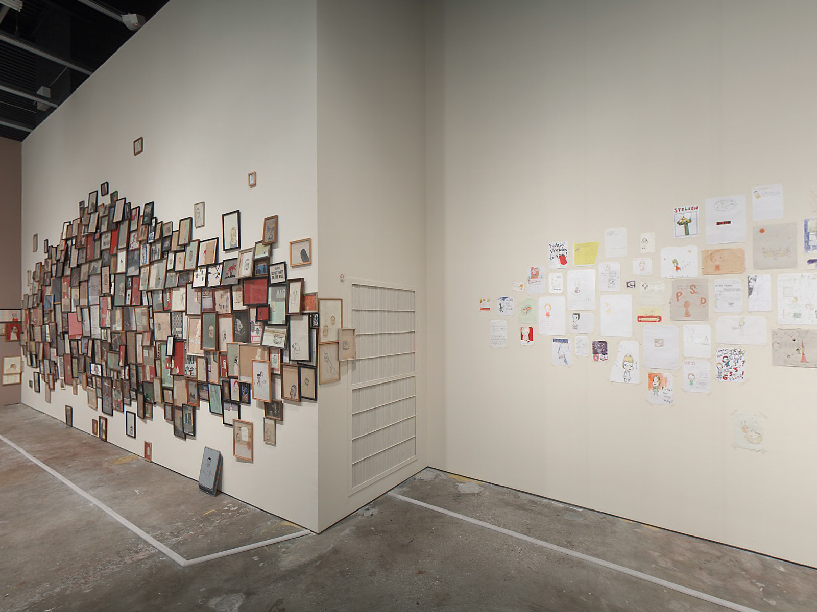 Installation view of the exhibition "Drawing Now: Eight Propositions ...