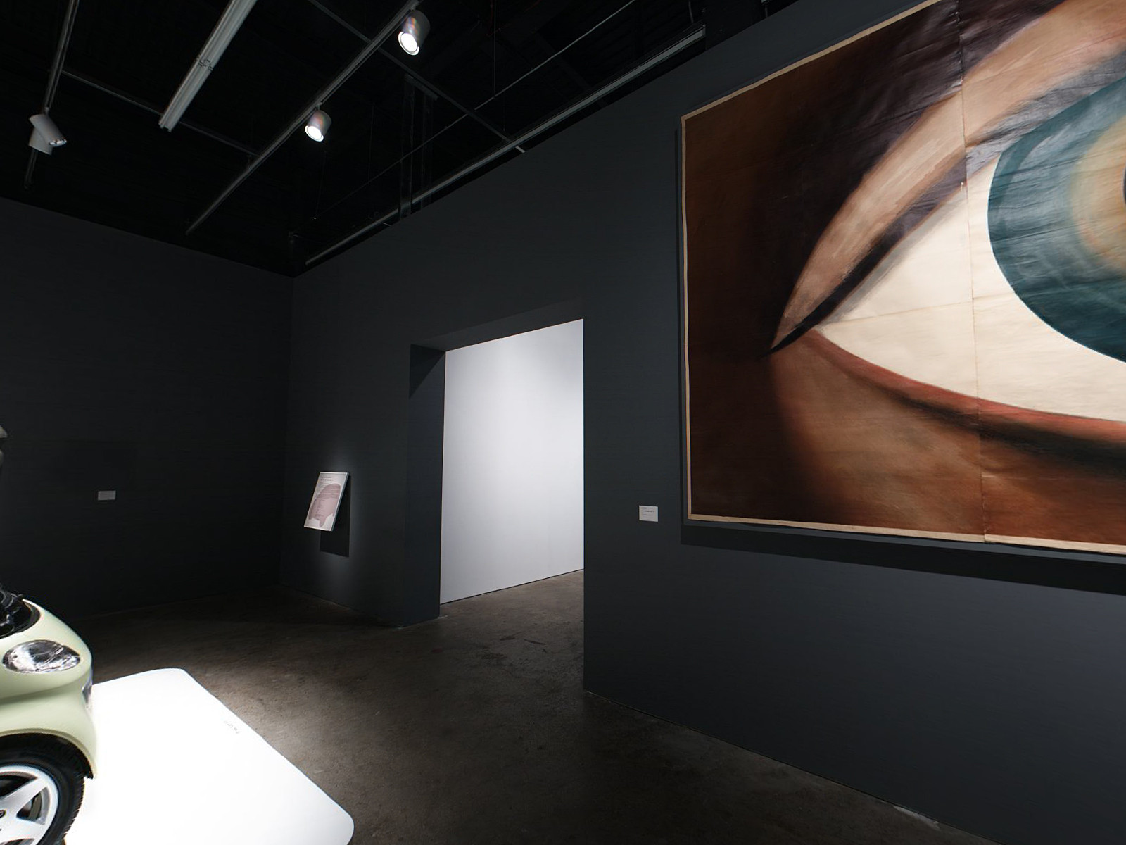 Installation view of the exhibition "AUTObodies: speed, sport ...