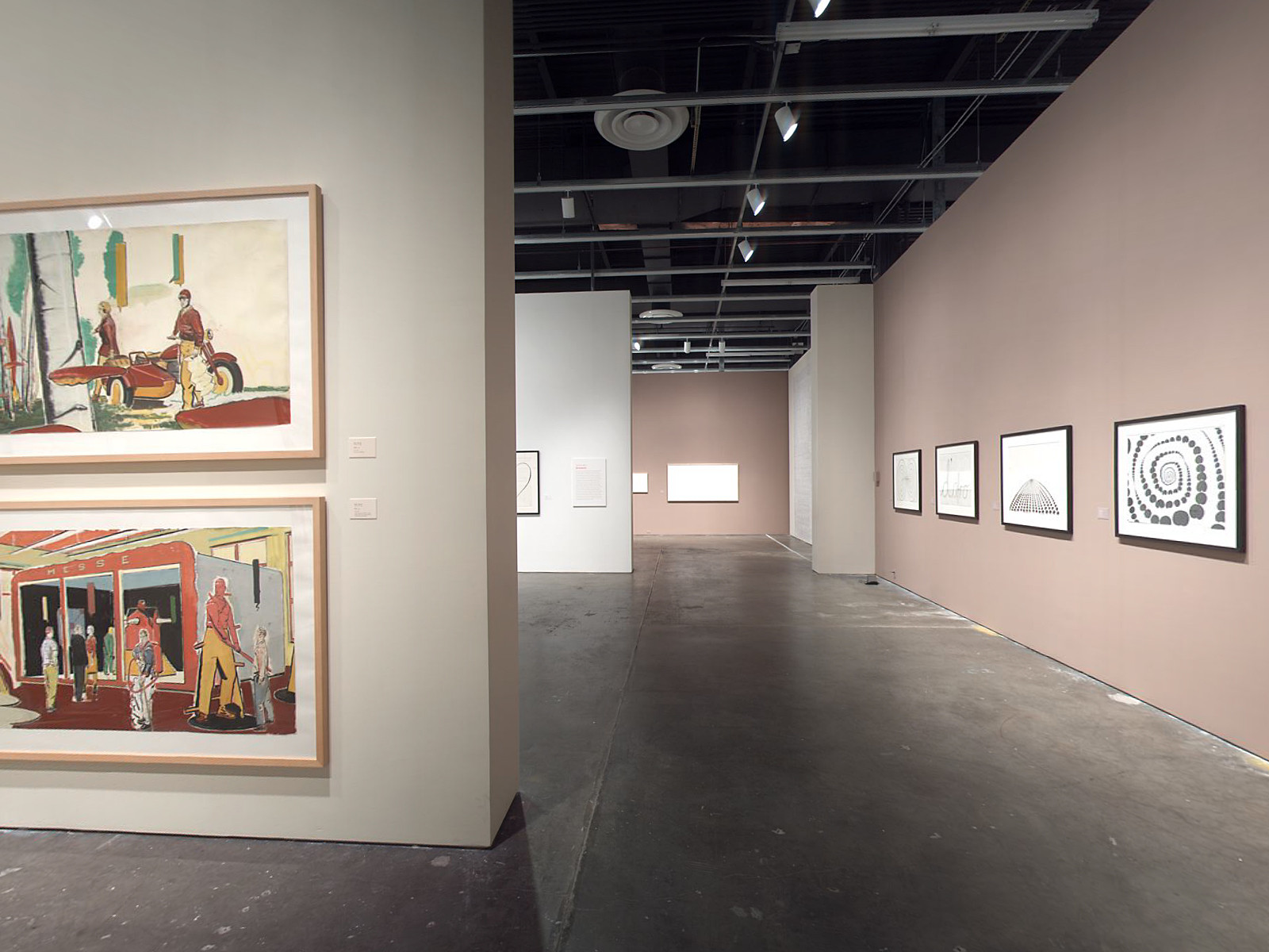 Installation view of the exhibition "Drawing Now: Eight Propositions ...