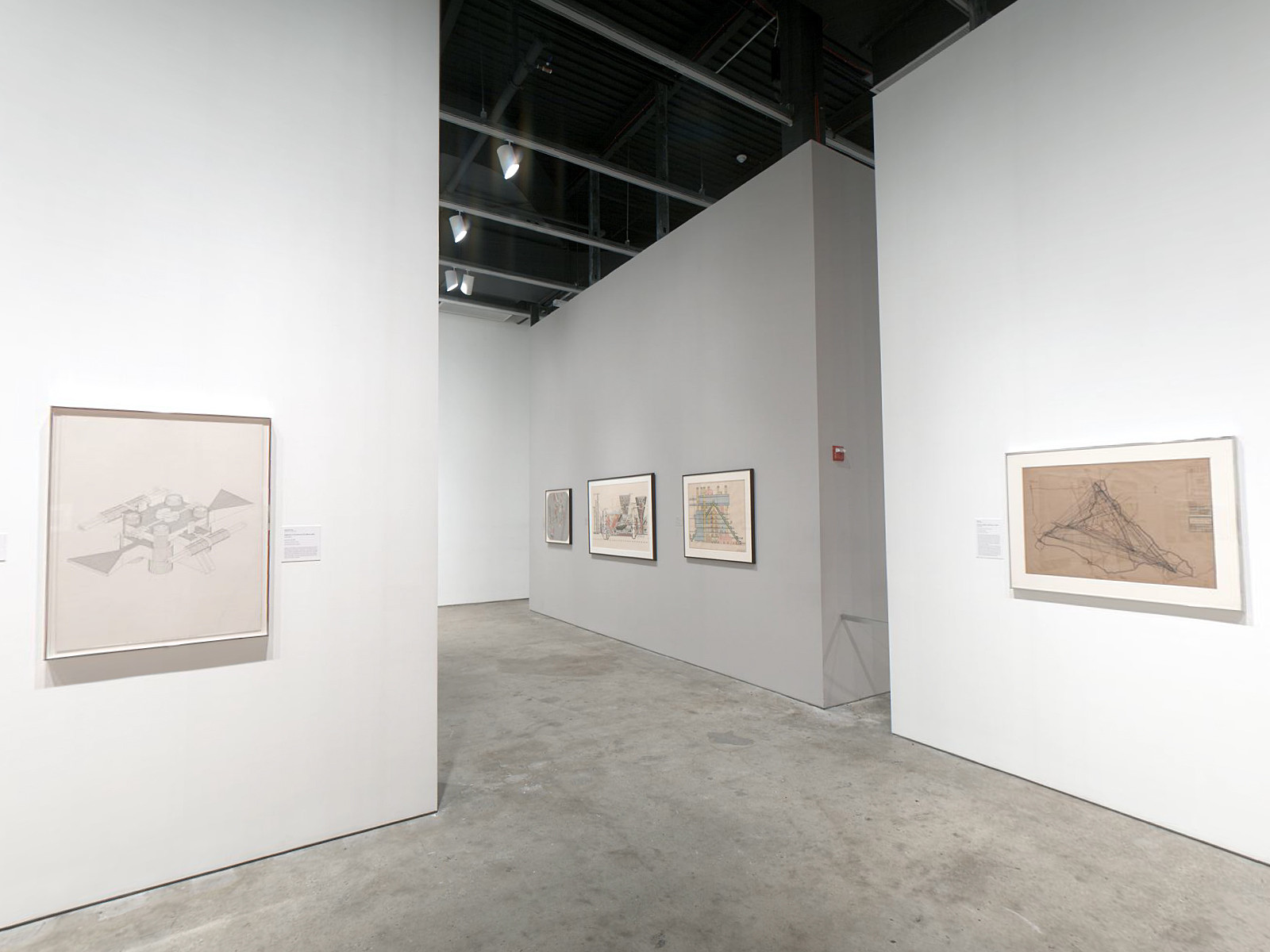Installation view of the exhibition "The Changing of the Avant-Garde ...