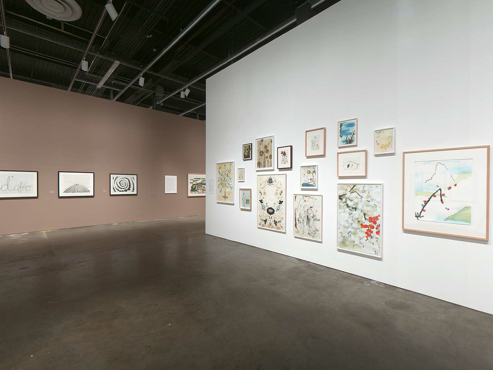 Installation view of the exhibition "Drawing Now: Eight Propositions ...