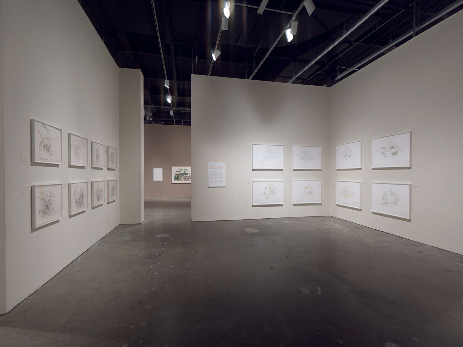 Installation view of the exhibition "Drawing Now: Eight Propositions ...