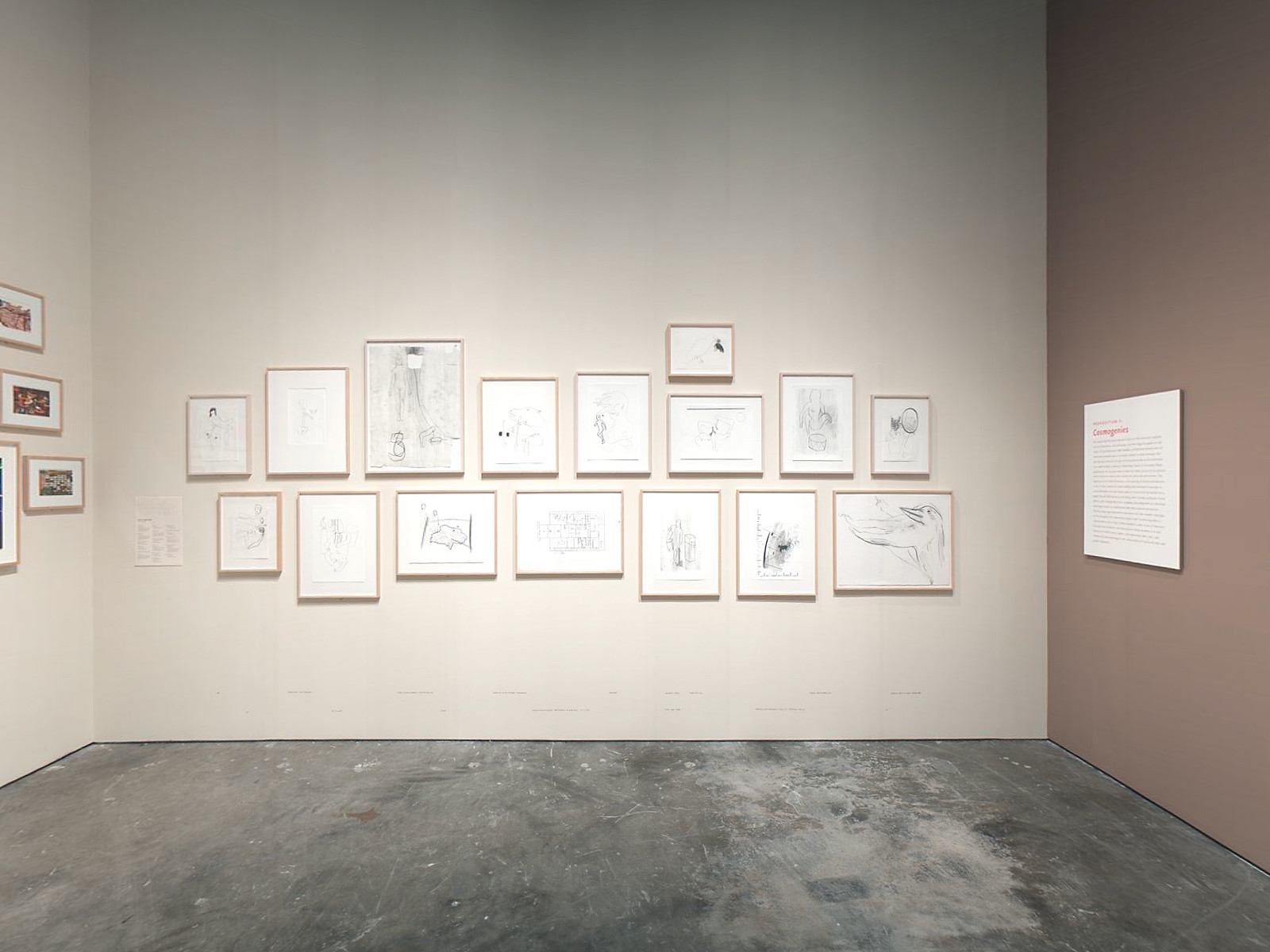 Installation view of the exhibition "Drawing Now: Eight Propositions ...