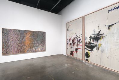 Jasper Johns. Between the Clock and the Bed. 1981 | MoMA