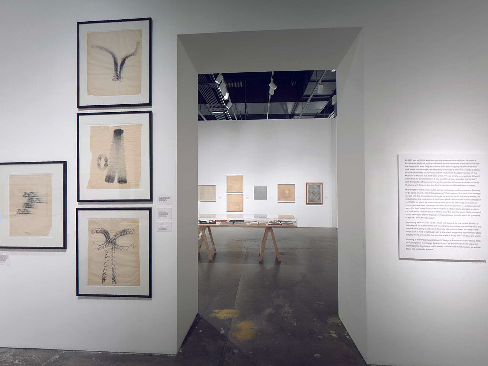 Installation view of the exhibition "Roth Time: A Dieter Roth ...