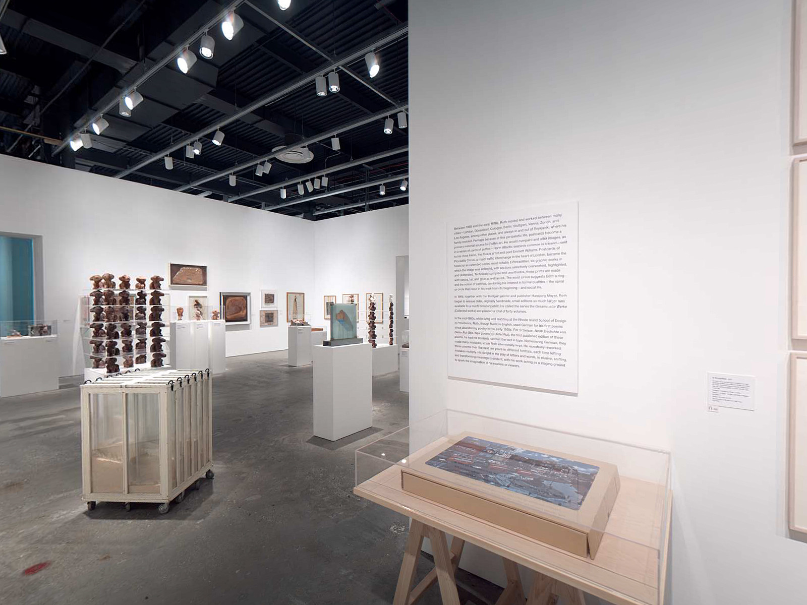 Installation view of the exhibition "Roth Time: A Dieter Roth ...