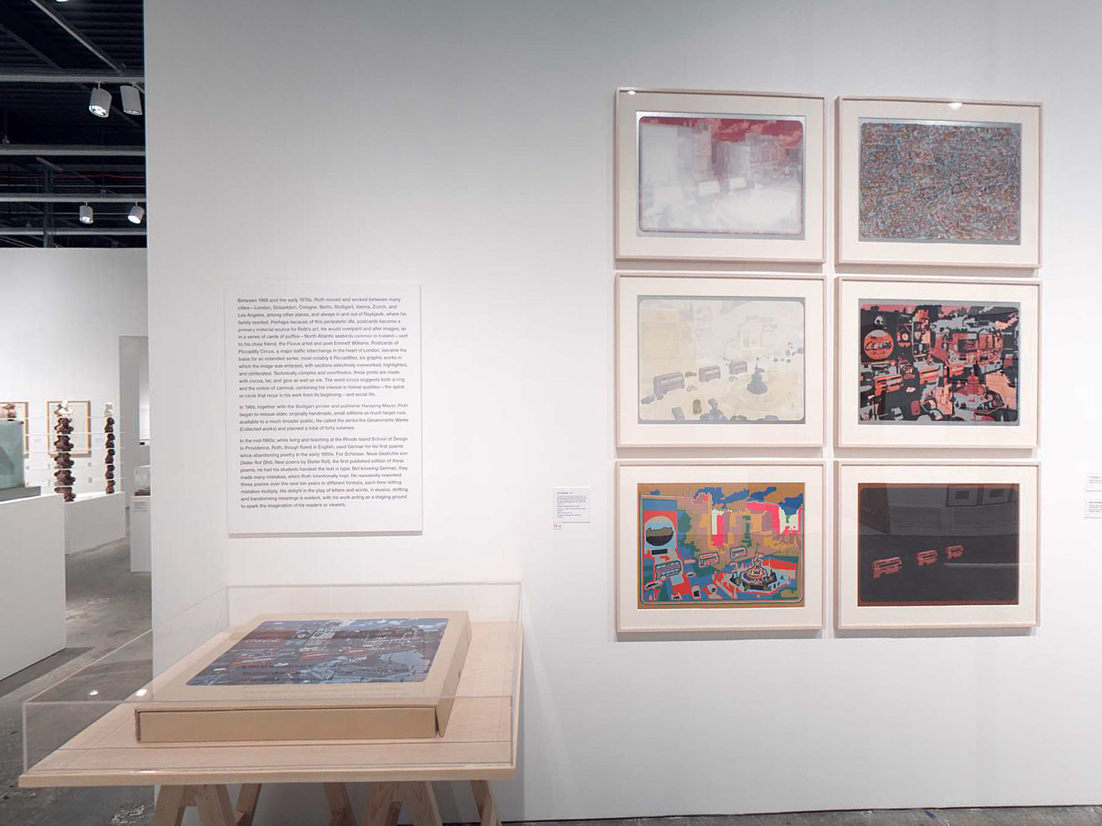 Installation view of the exhibition "Roth Time: A Dieter Roth ...