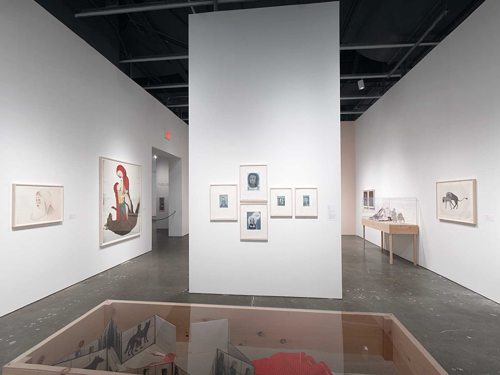 Installation view of the exhibition "Kiki Smith: Prints, Books & Things ...