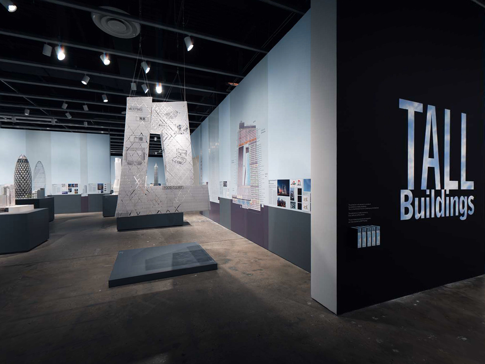 Installation view of the exhibition "Tall Buildings" | MoMA