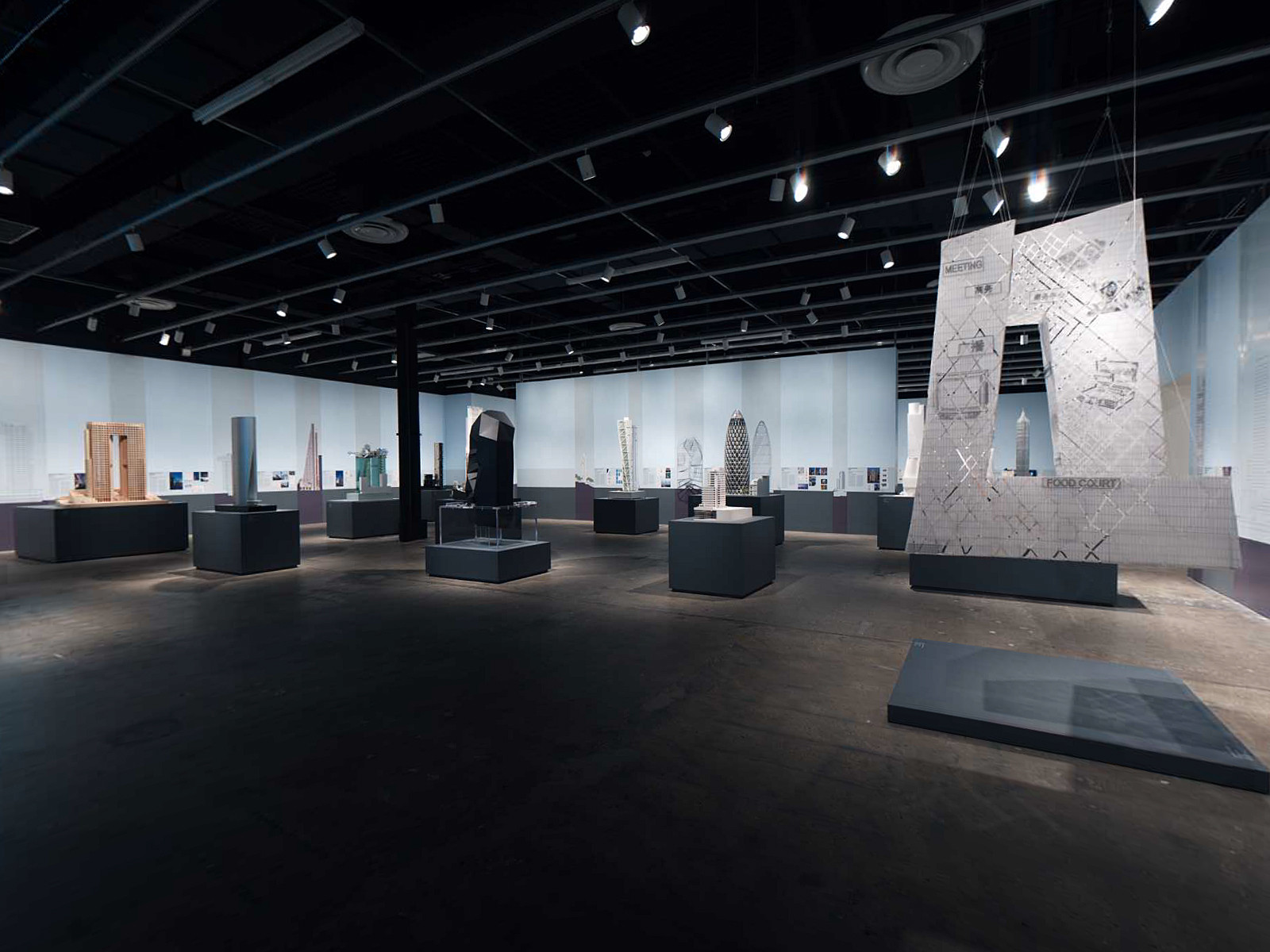 Installation view of the exhibition "Tall Buildings" | MoMA