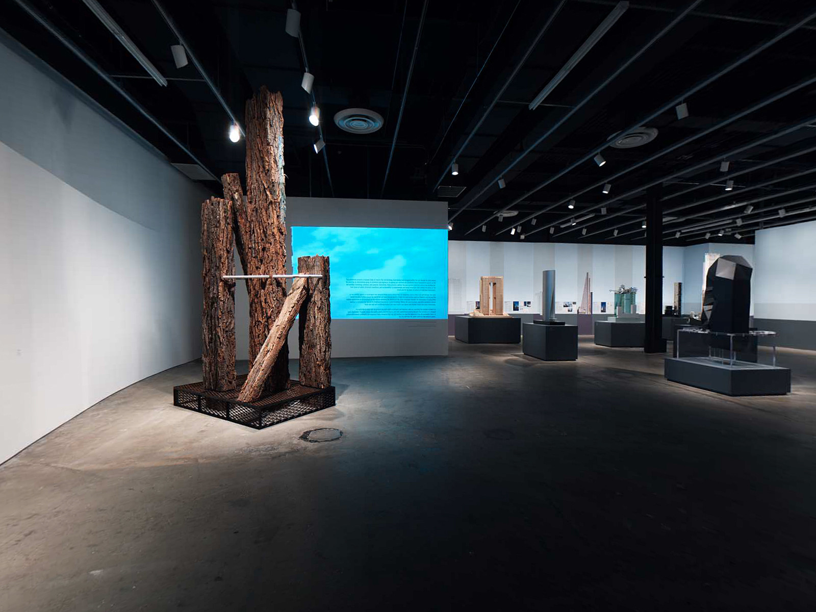 Installation view of the exhibition "Tall Buildings" | MoMA