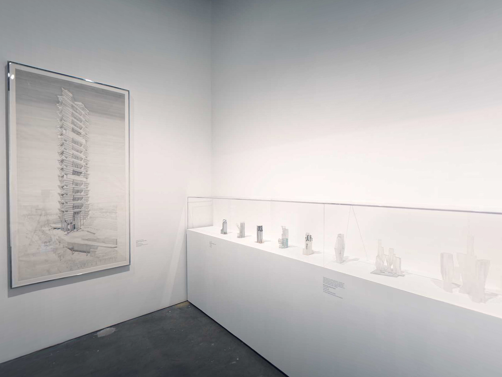 Installation view of the exhibition "Tall Buildings" | MoMA