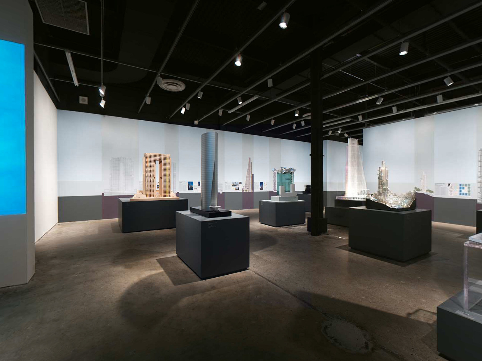 Installation view of the exhibition "Tall Buildings" | MoMA