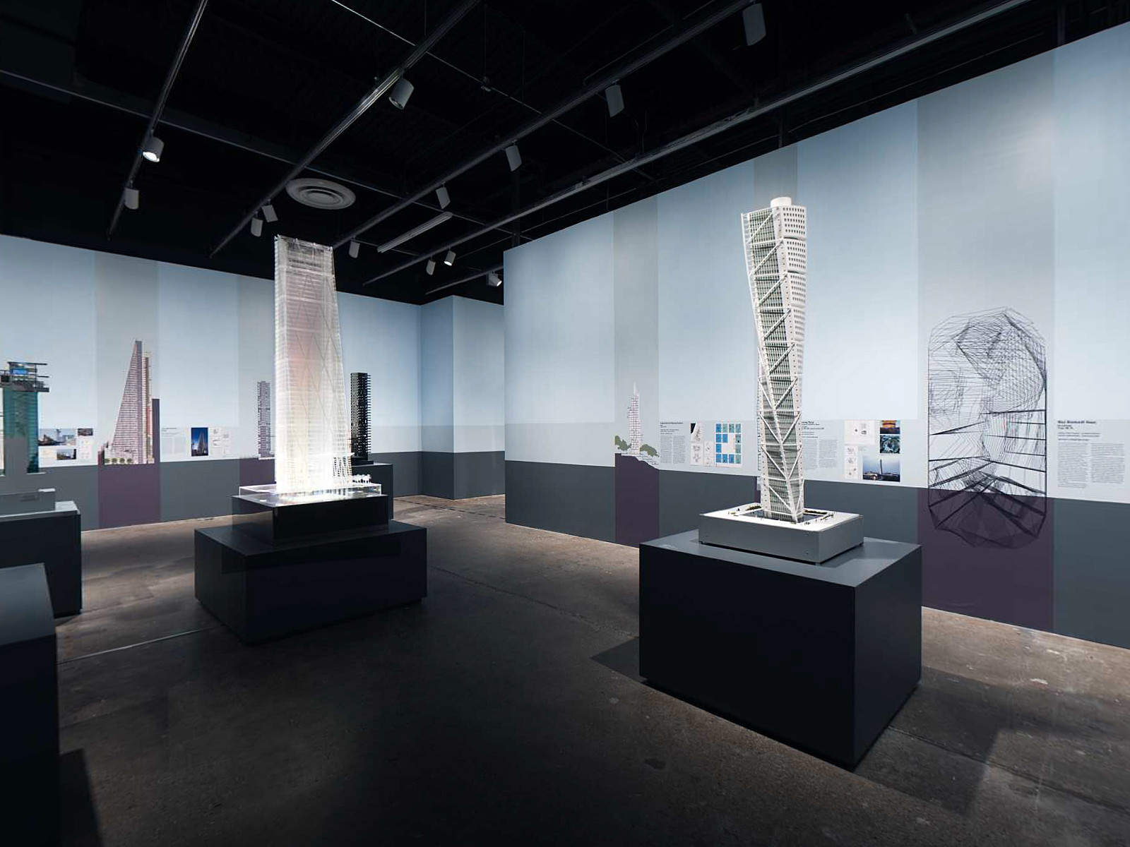Installation view of the exhibition "Tall Buildings" | MoMA