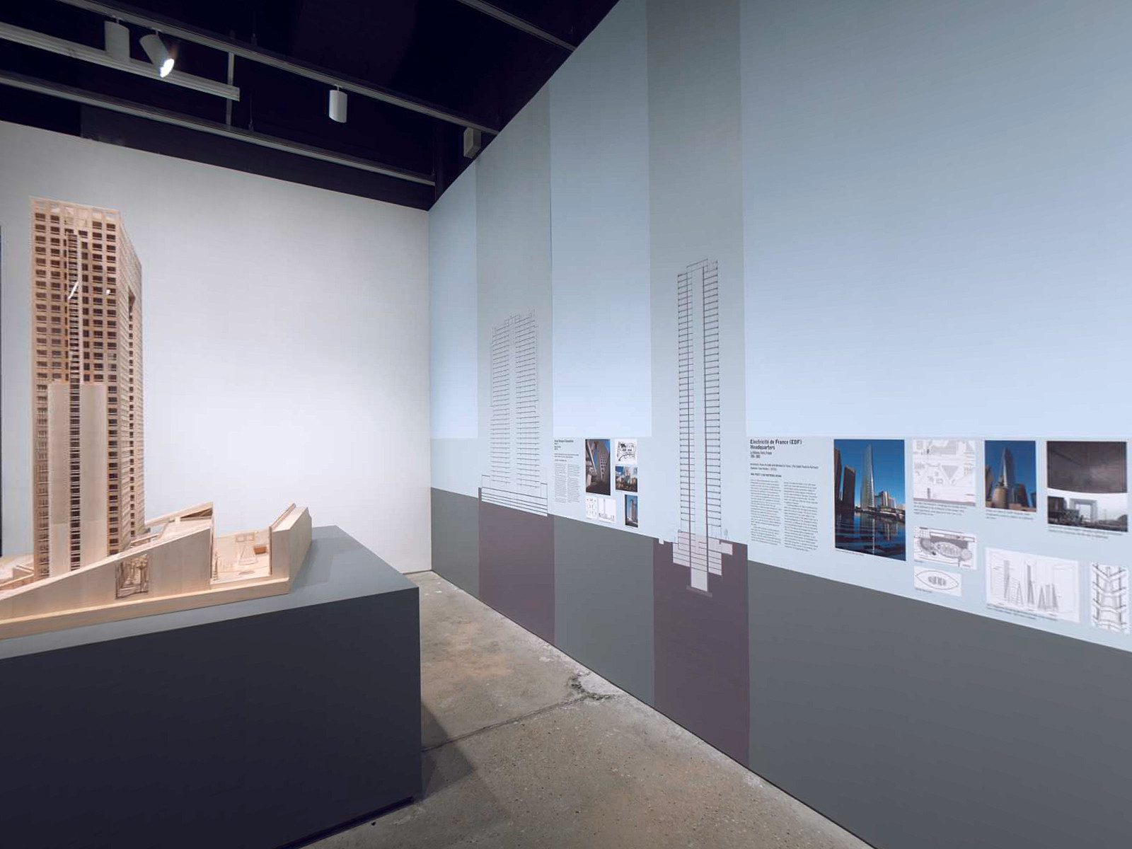 Installation view of the exhibition "Tall Buildings" | MoMA