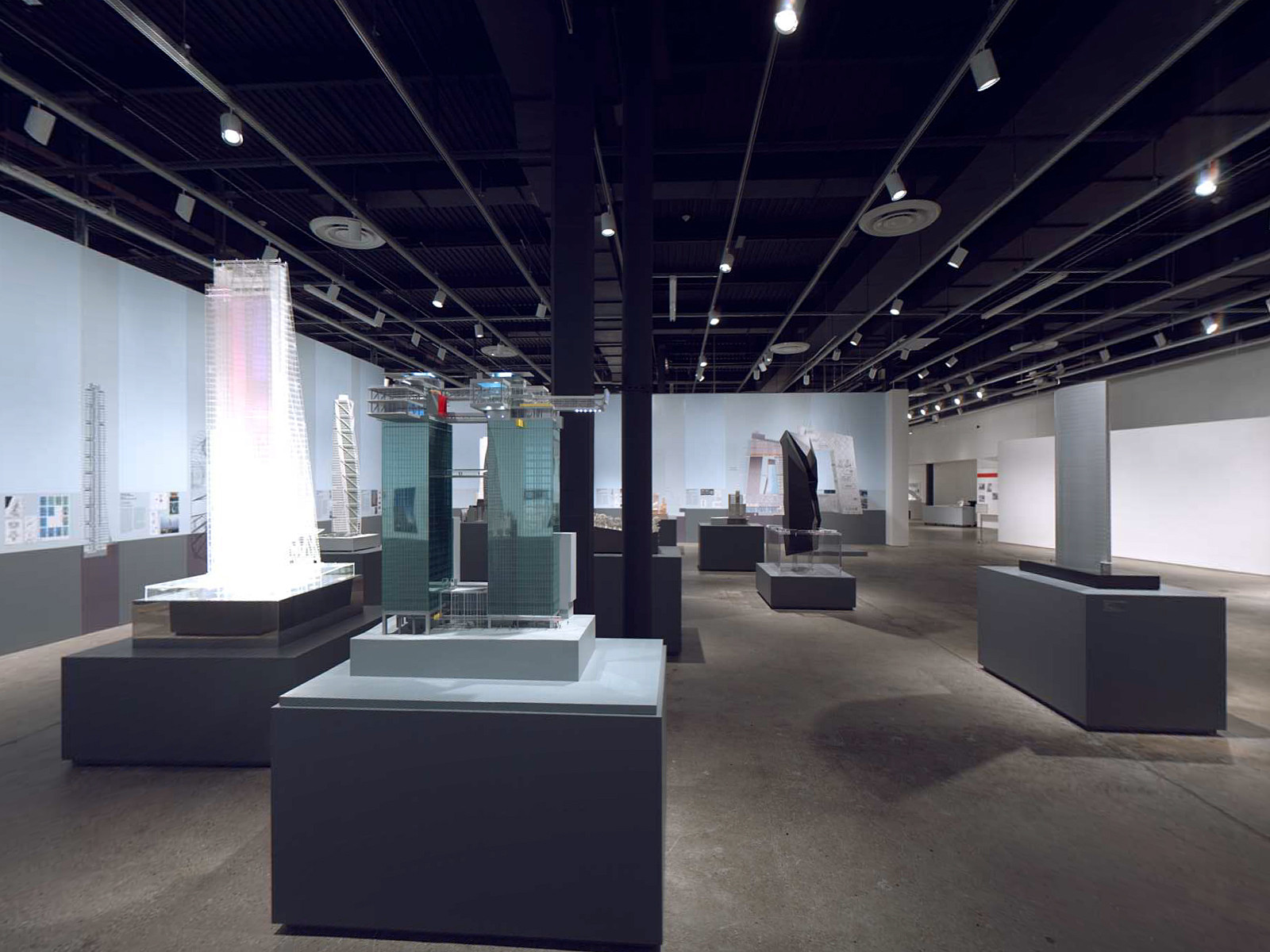 Installation view of the exhibition "Tall Buildings" | MoMA