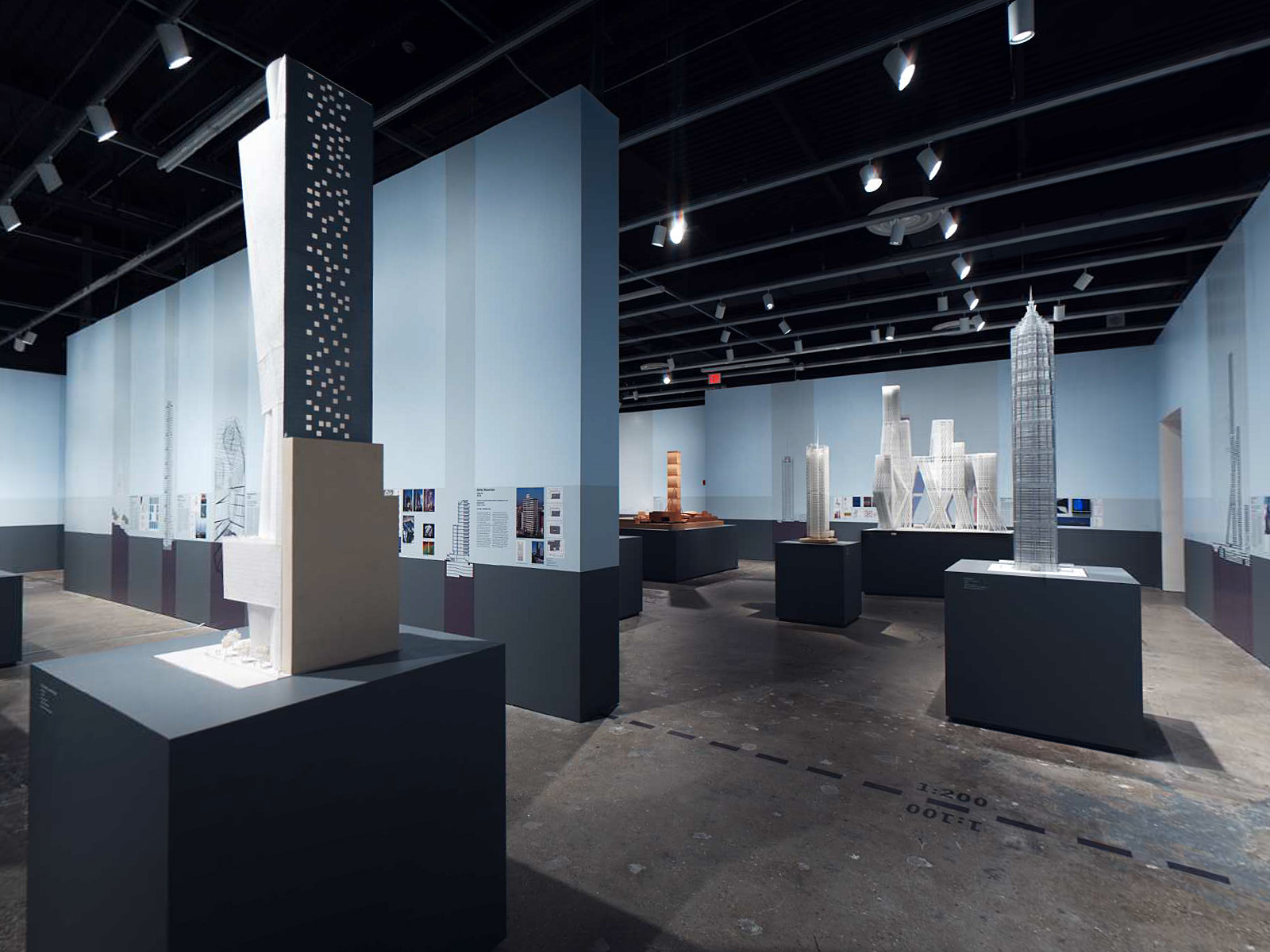 Installation view of the exhibition "Tall Buildings" | MoMA