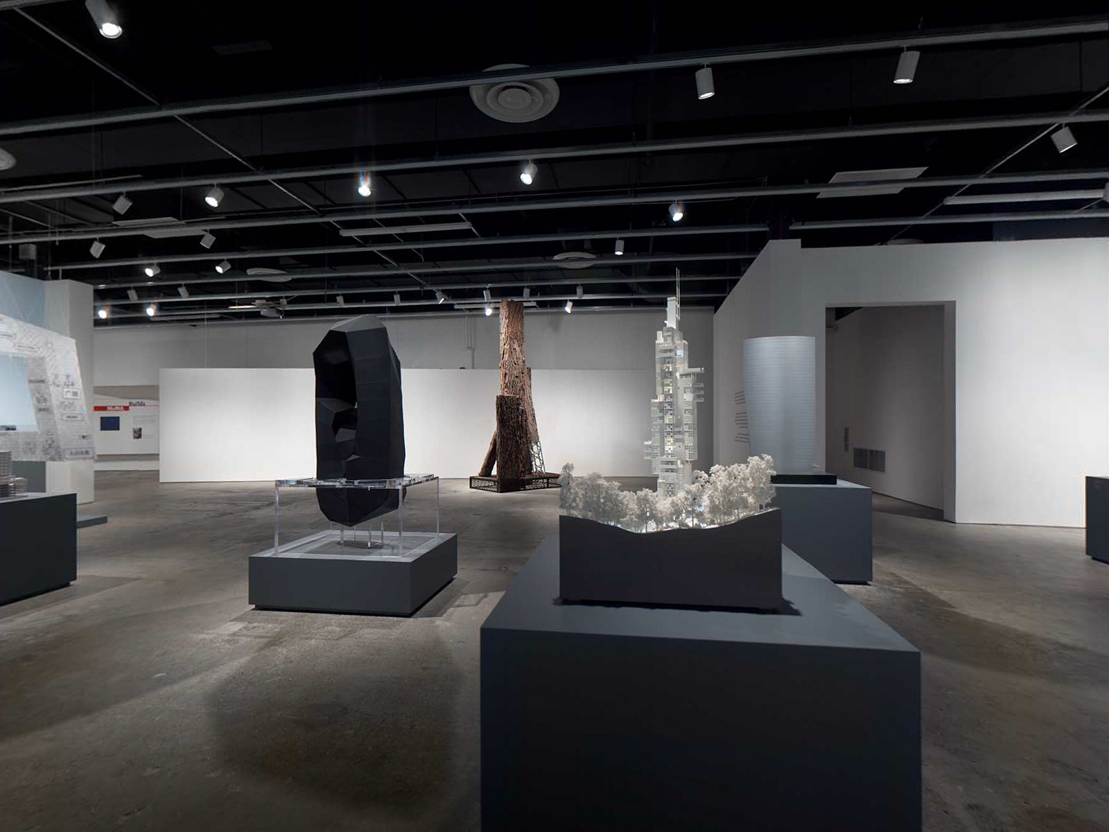 Installation view of the exhibition "Tall Buildings" | MoMA