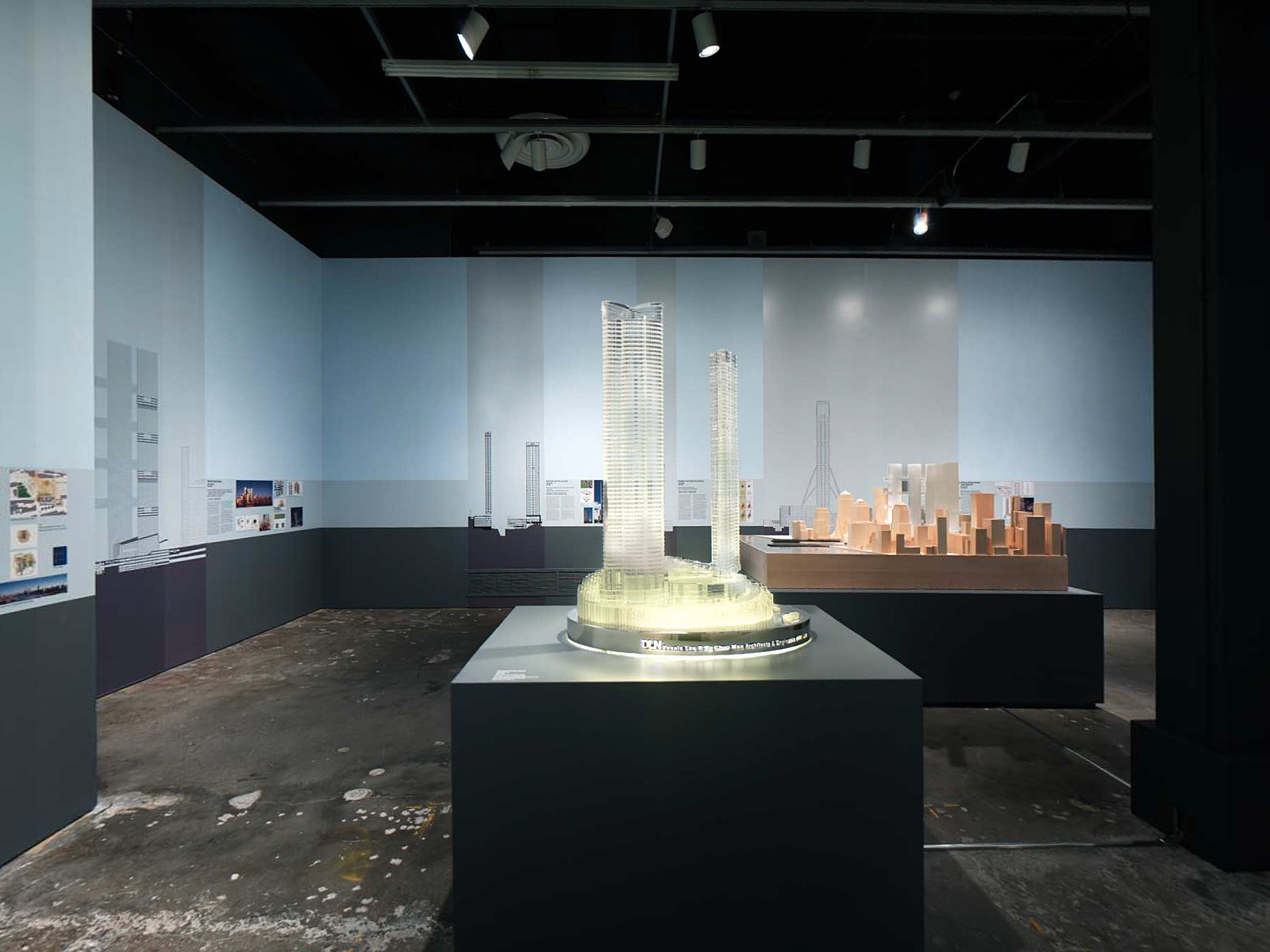 Installation view of the exhibition "Tall Buildings" | MoMA