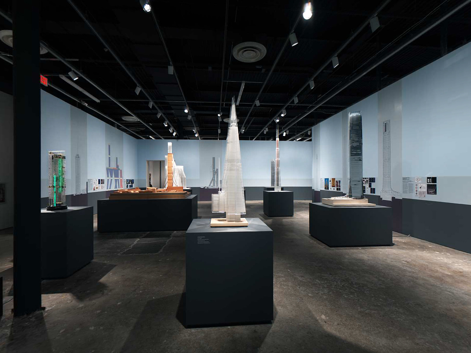 Installation view of the exhibition "Tall Buildings" | MoMA