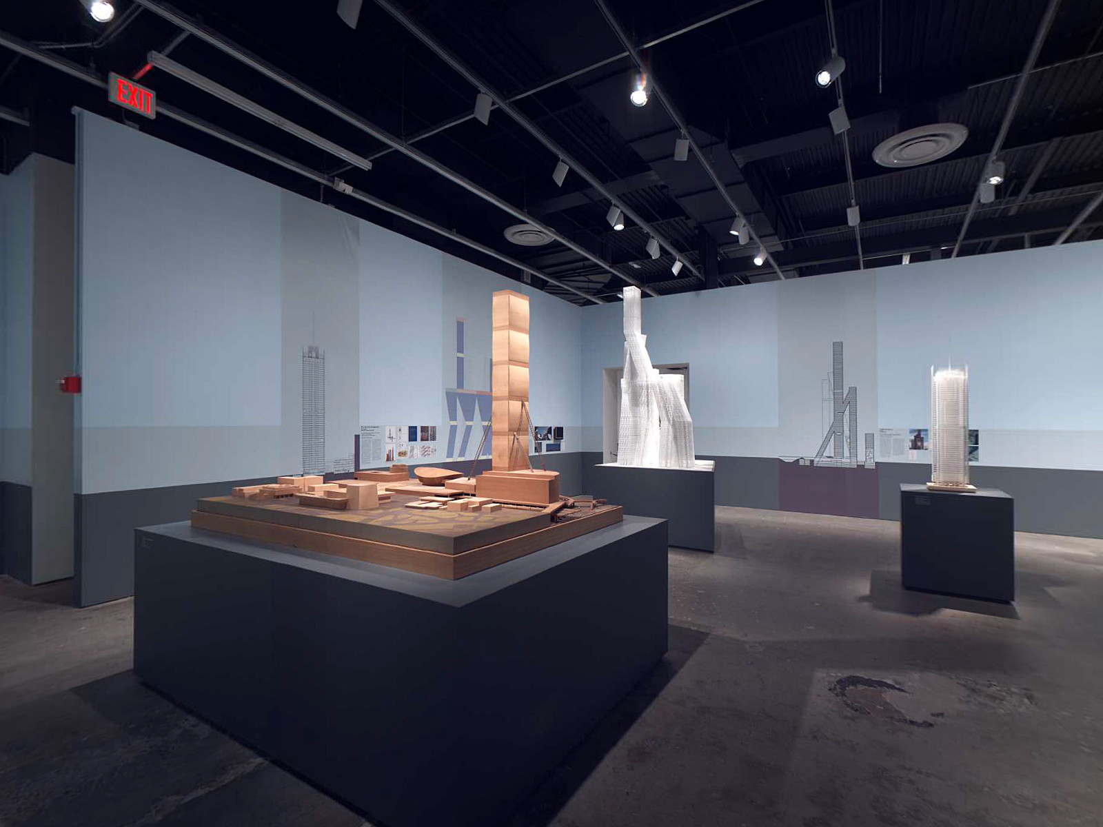 Installation view of the exhibition "Tall Buildings" | MoMA