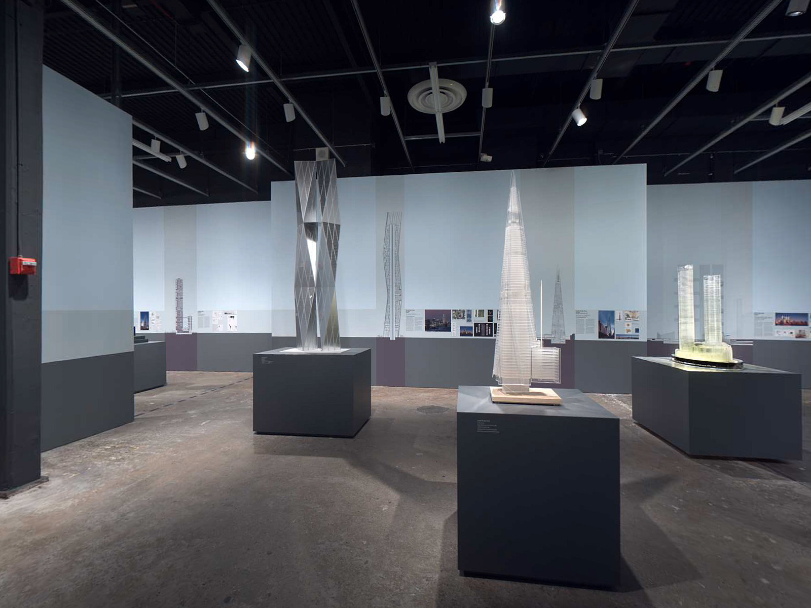 Installation view of the exhibition "Tall Buildings" | MoMA