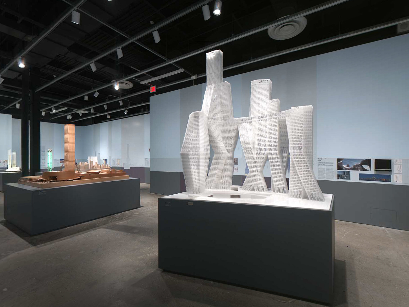 Installation view of the exhibition "Tall Buildings" | MoMA