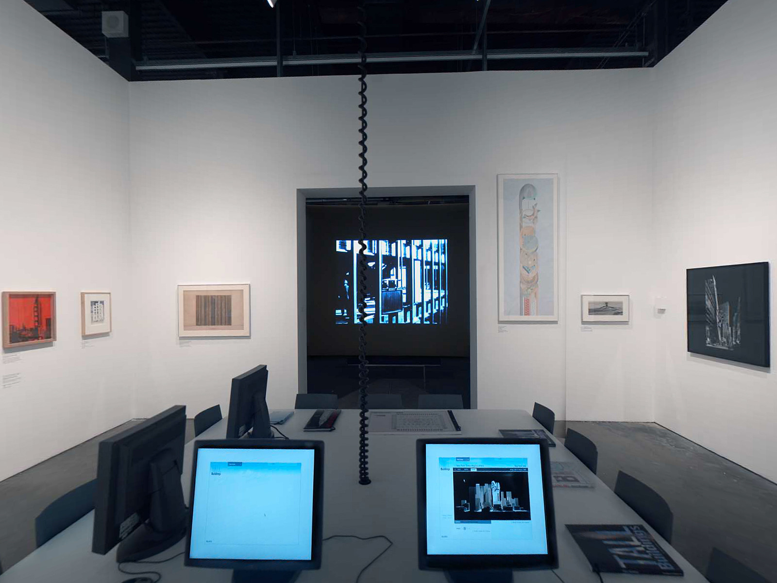 Installation view of the exhibition "Tall Buildings" | MoMA