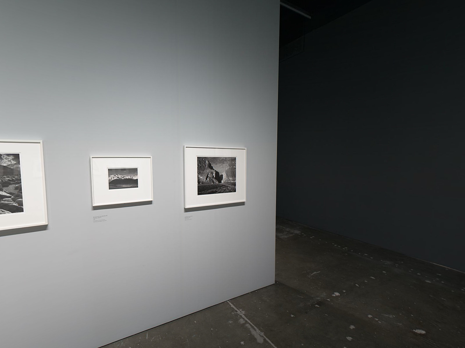 Installation view of the exhibition "Ansel Adams at 100" | MoMA