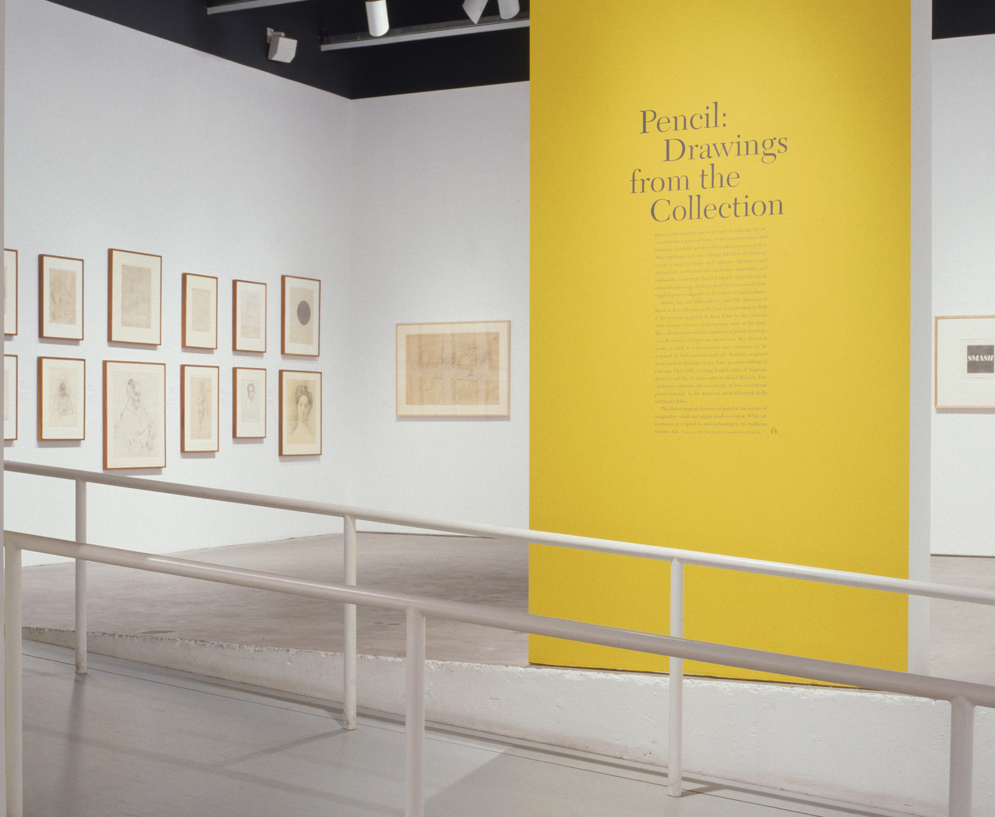 Installation view of the exhibition "Pencil: Drawings from the ...