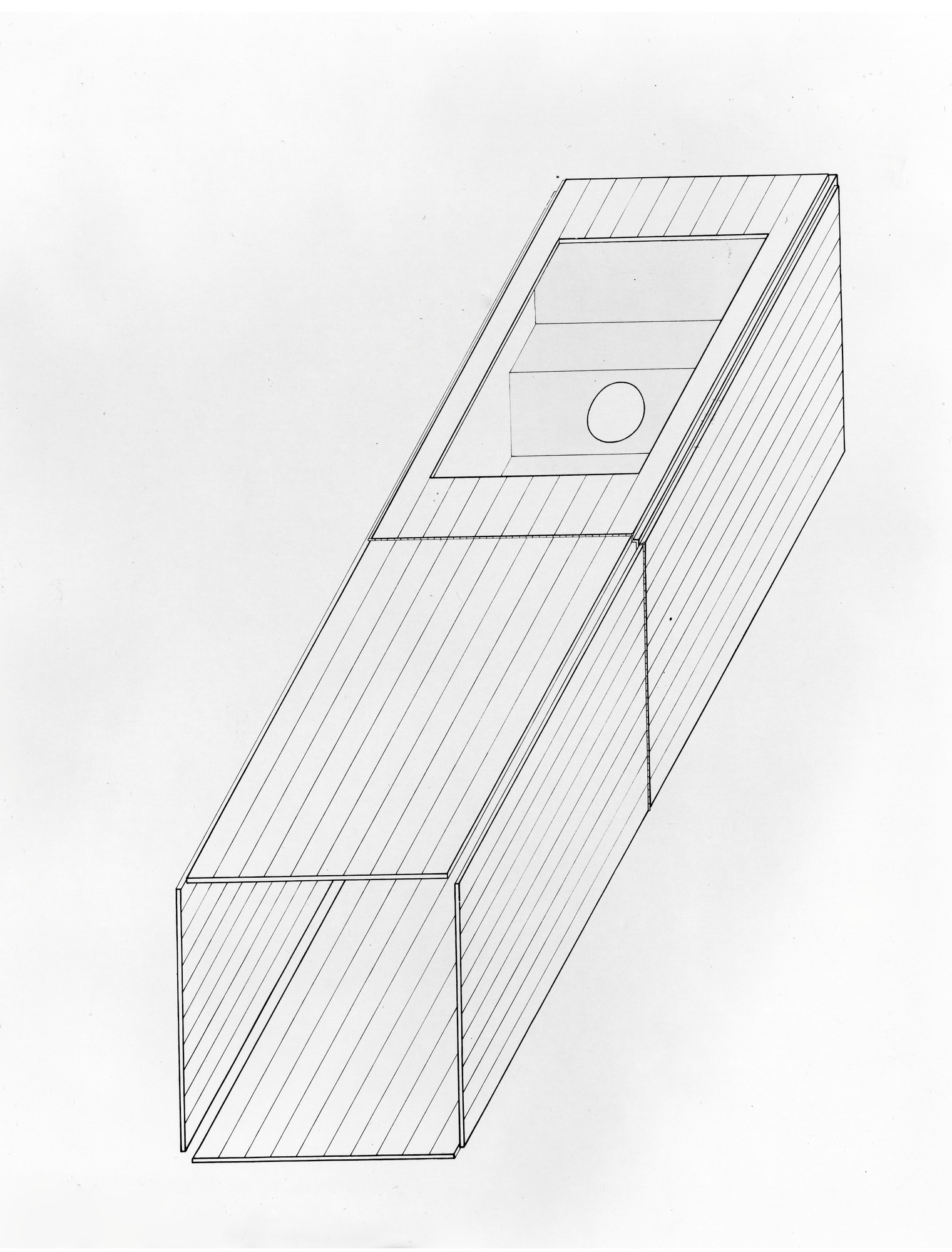 Axonometric of display container used in the exhibition, "Italy: The ...