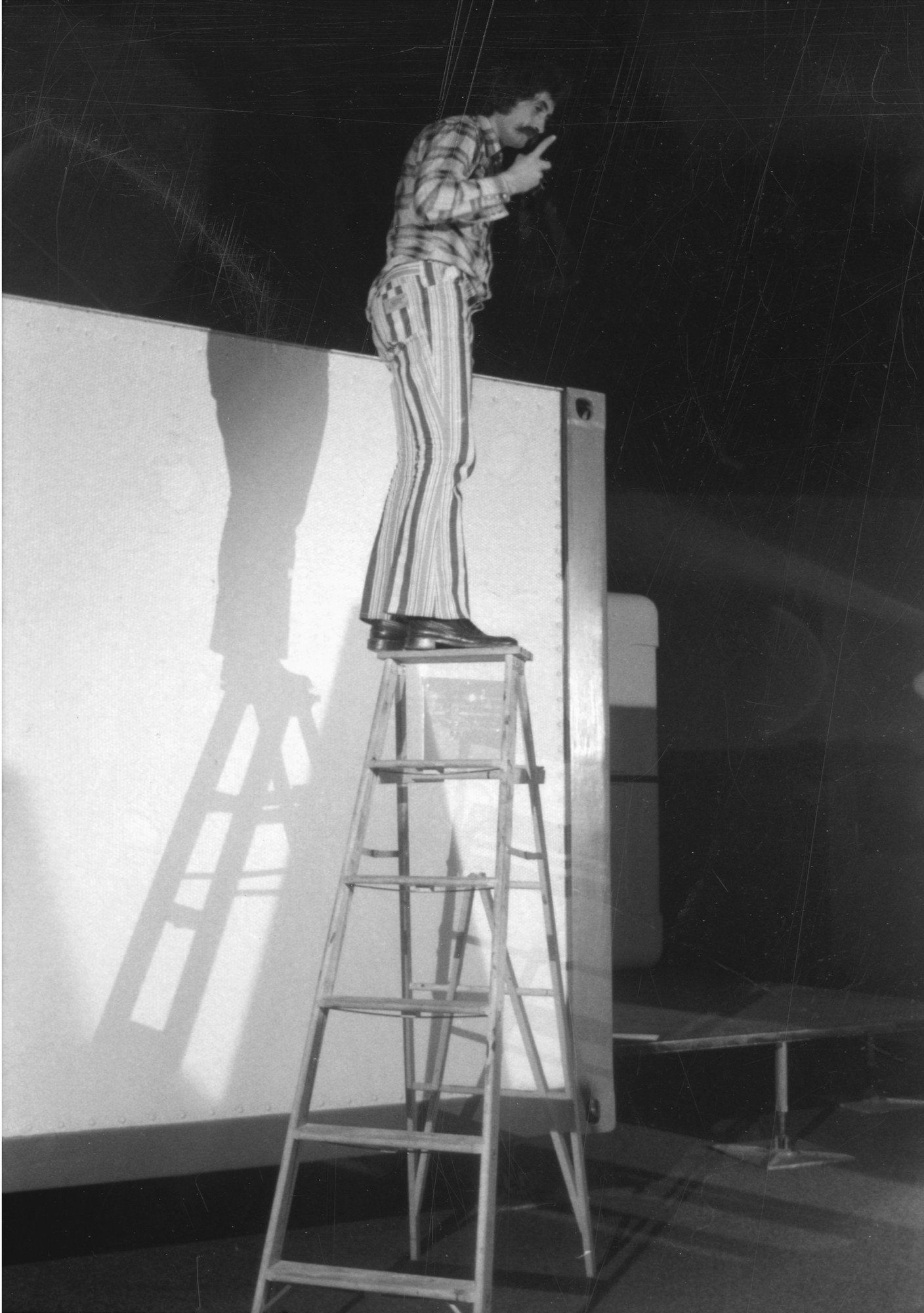 Alessandro Magris (Superstudio) at the exhibition, "Italy: The New ...